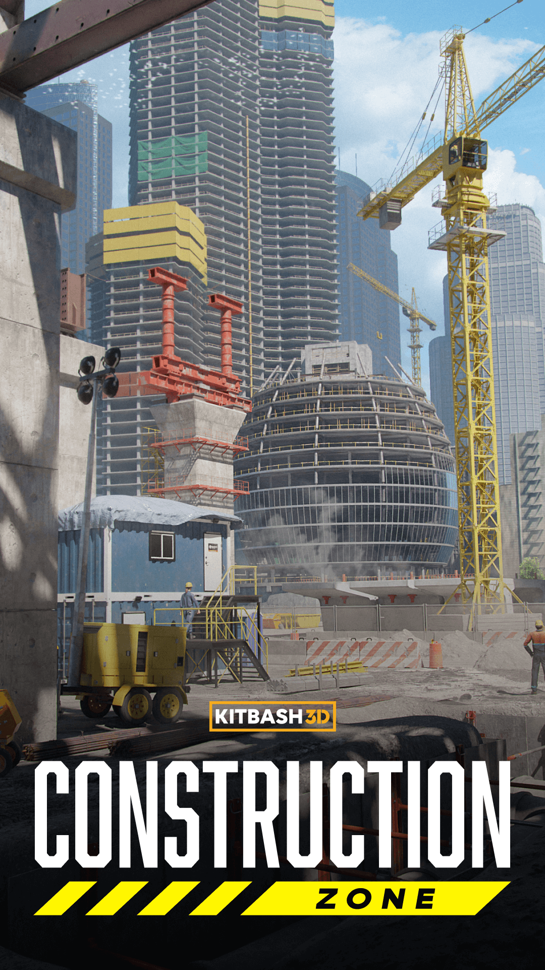 Construction Zone – Premium 3D Models and Materials | KitBash3D