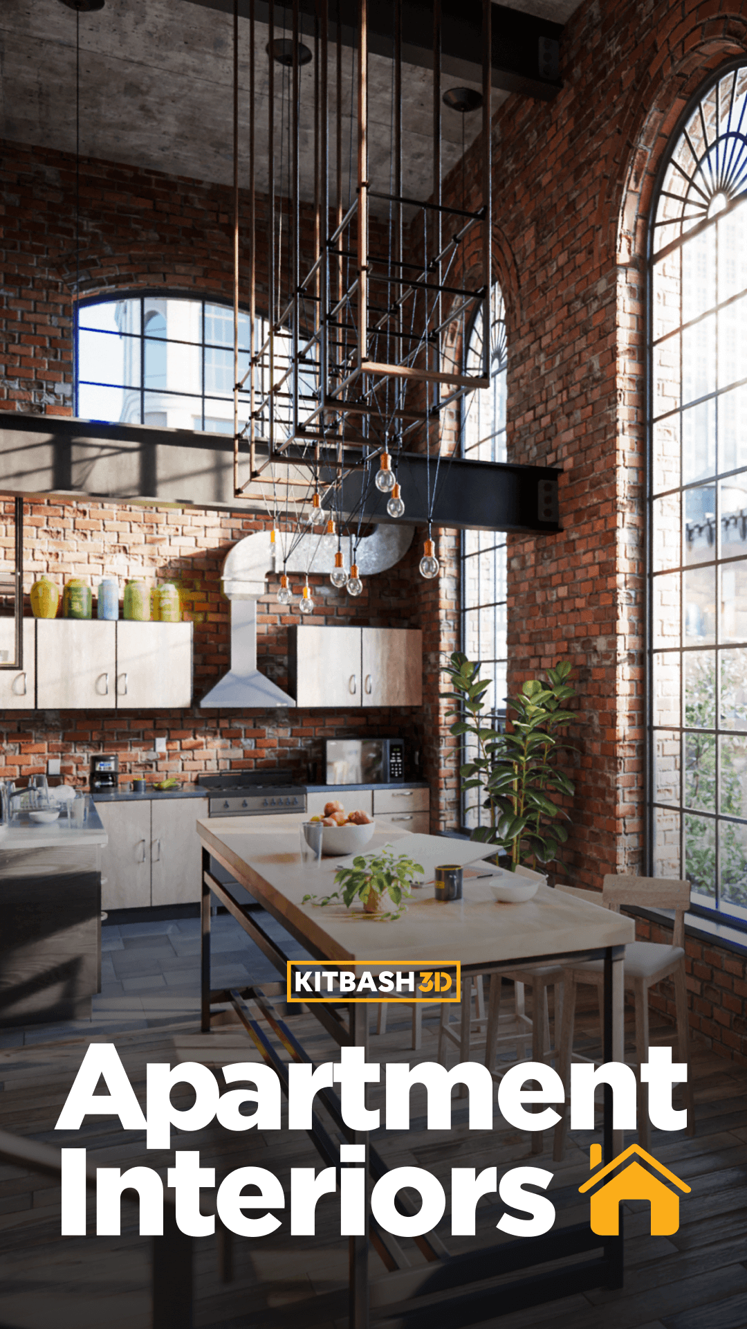 Apartment Interiors – Premium 3D Models and Materials | KitBash3D