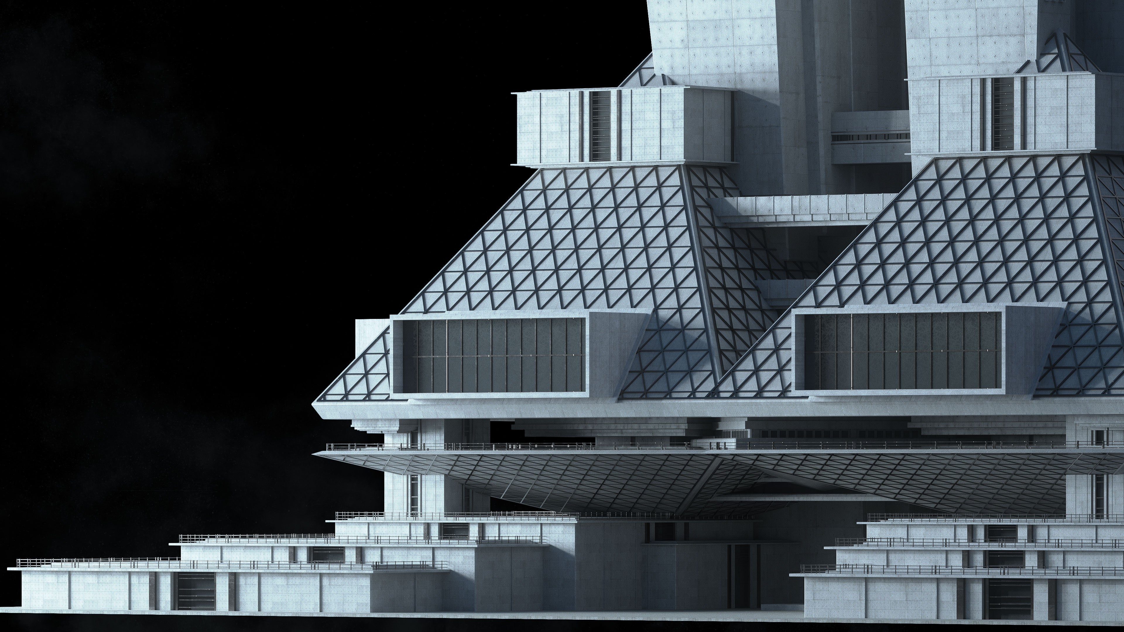 Brutalist - Premium 3D Assets | KitBash3D