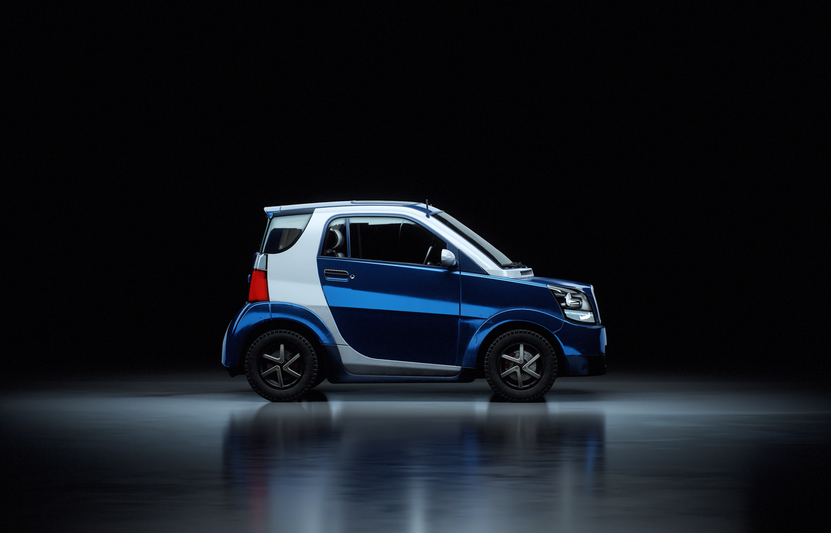 Compact City Car - Premium 3D Models and Materials | KitBash3D