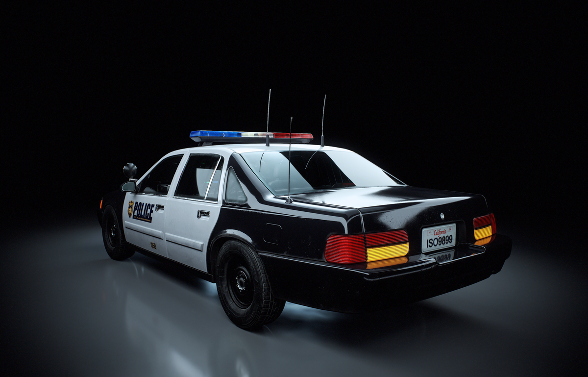 Police Cruiser - Premium 3D Models and Materials | KitBash3D
