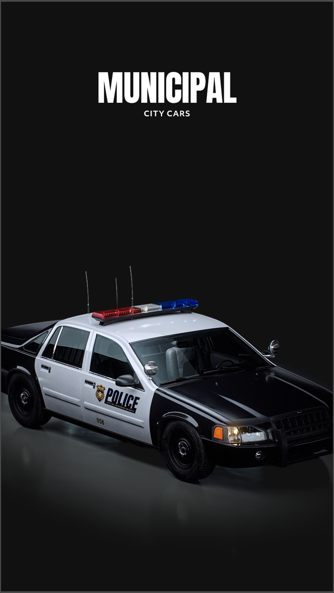 Police Cruiser - Premium 3D Models and Materials | KitBash3D