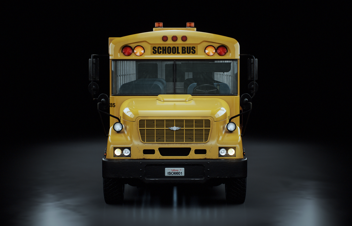 School Bus - Premium 3D Models and Materials | KitBash3D