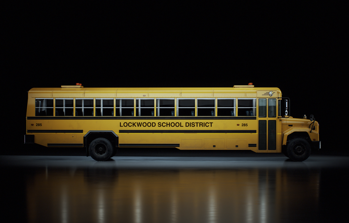 School Bus - Premium 3D Models and Materials | KitBash3D