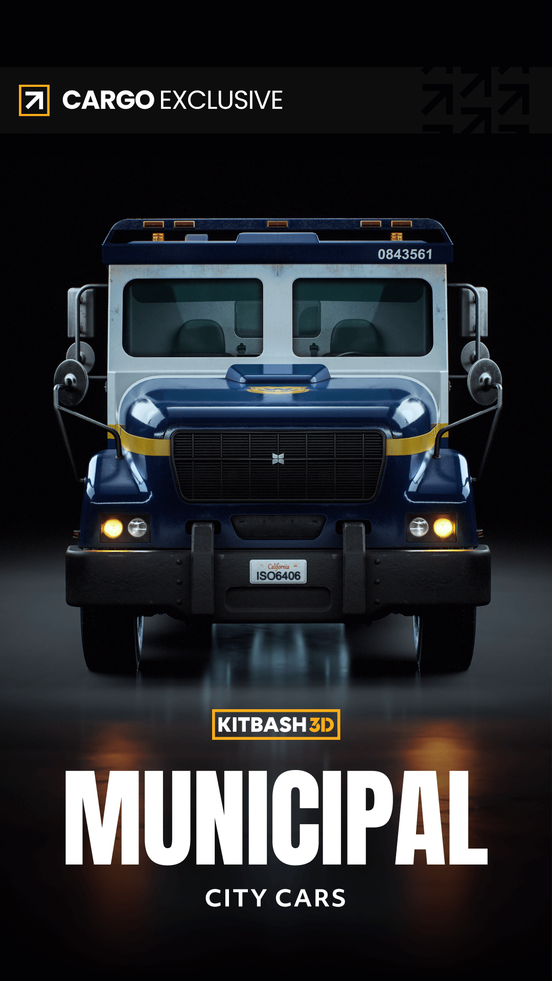 City Cars: Municipal – Premium 3D Models and Materials | KitBash3D