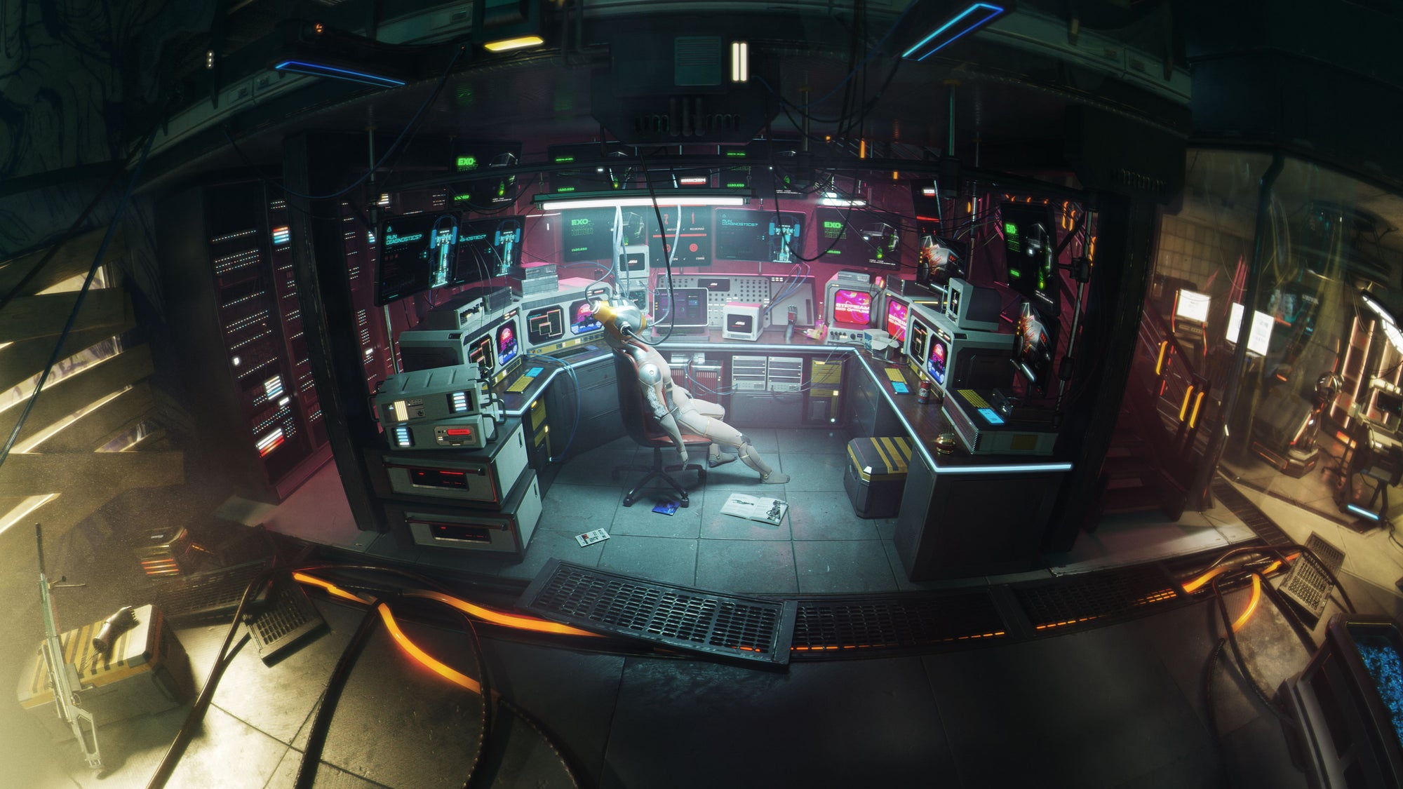 CyberPunk Interiors – Premium 3D Models and Materials | KitBash3D
