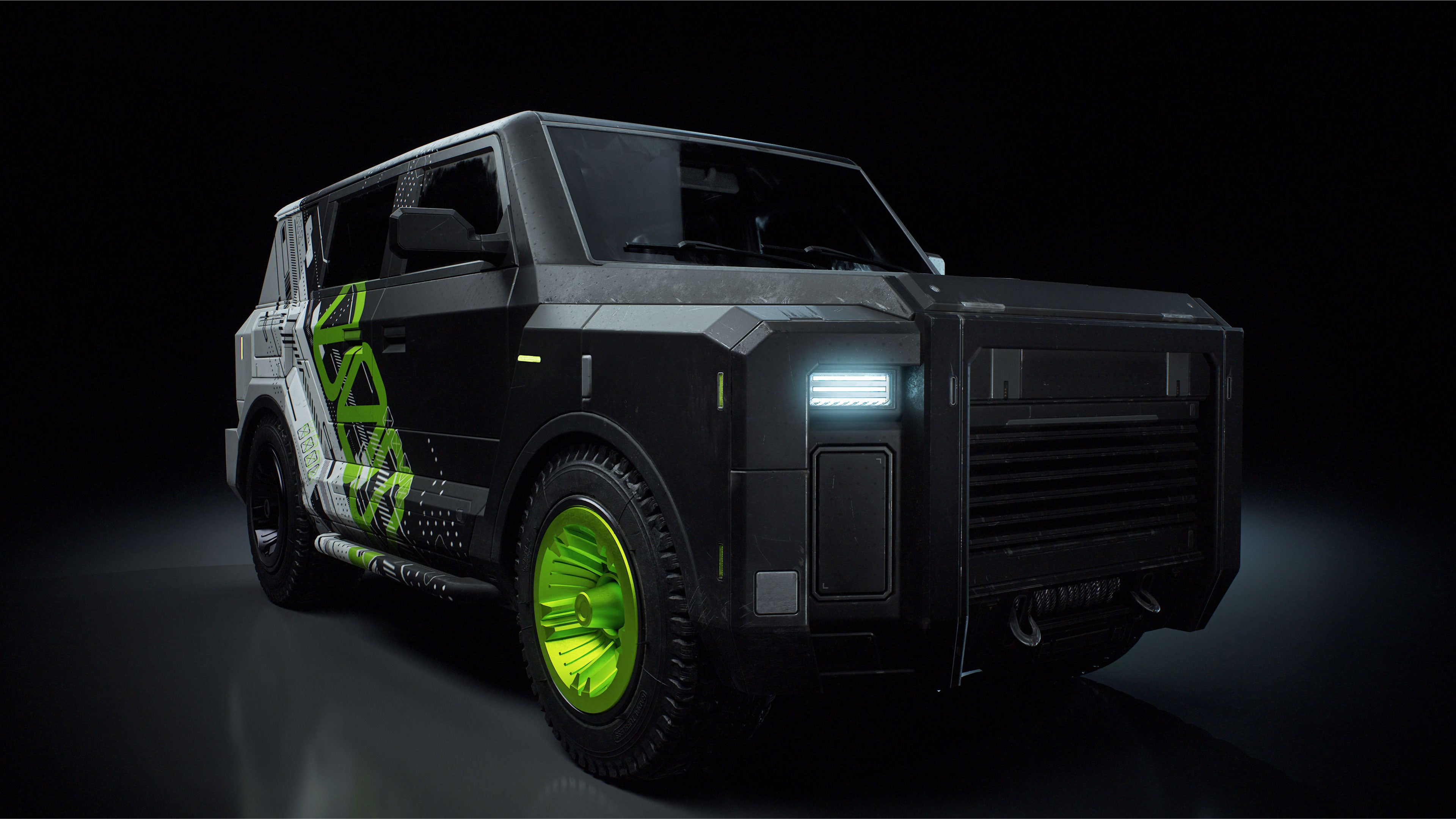 CyberPunk Vehicles – Premium 3D Models and Materials | KitBash3D