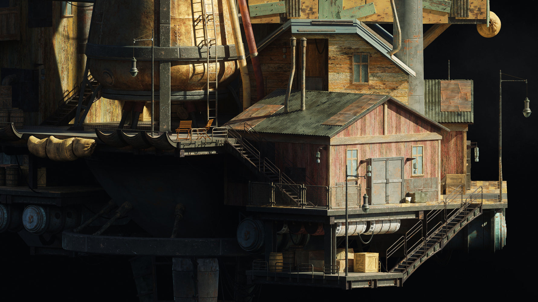 City in the Sky – Premium 3D Assets | KitBash3D