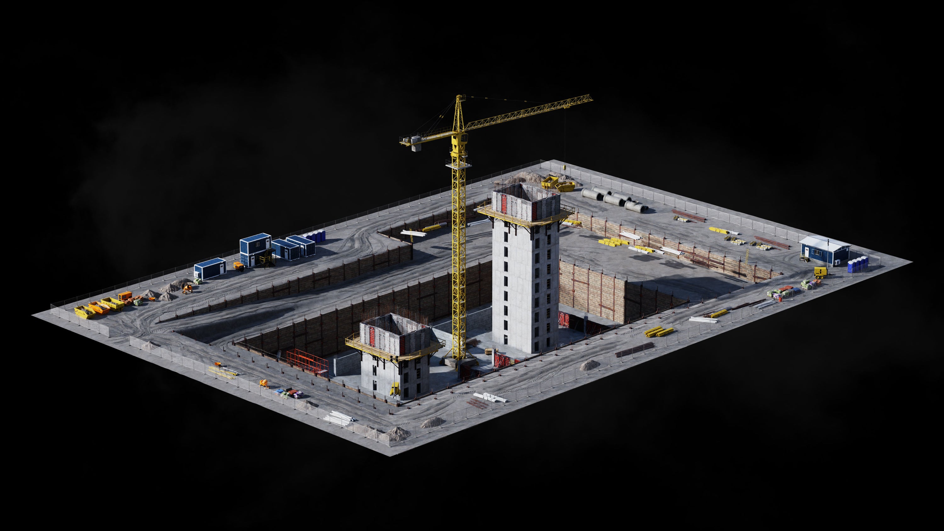 Construction Zone – Premium 3D Models and Materials | KitBash3D