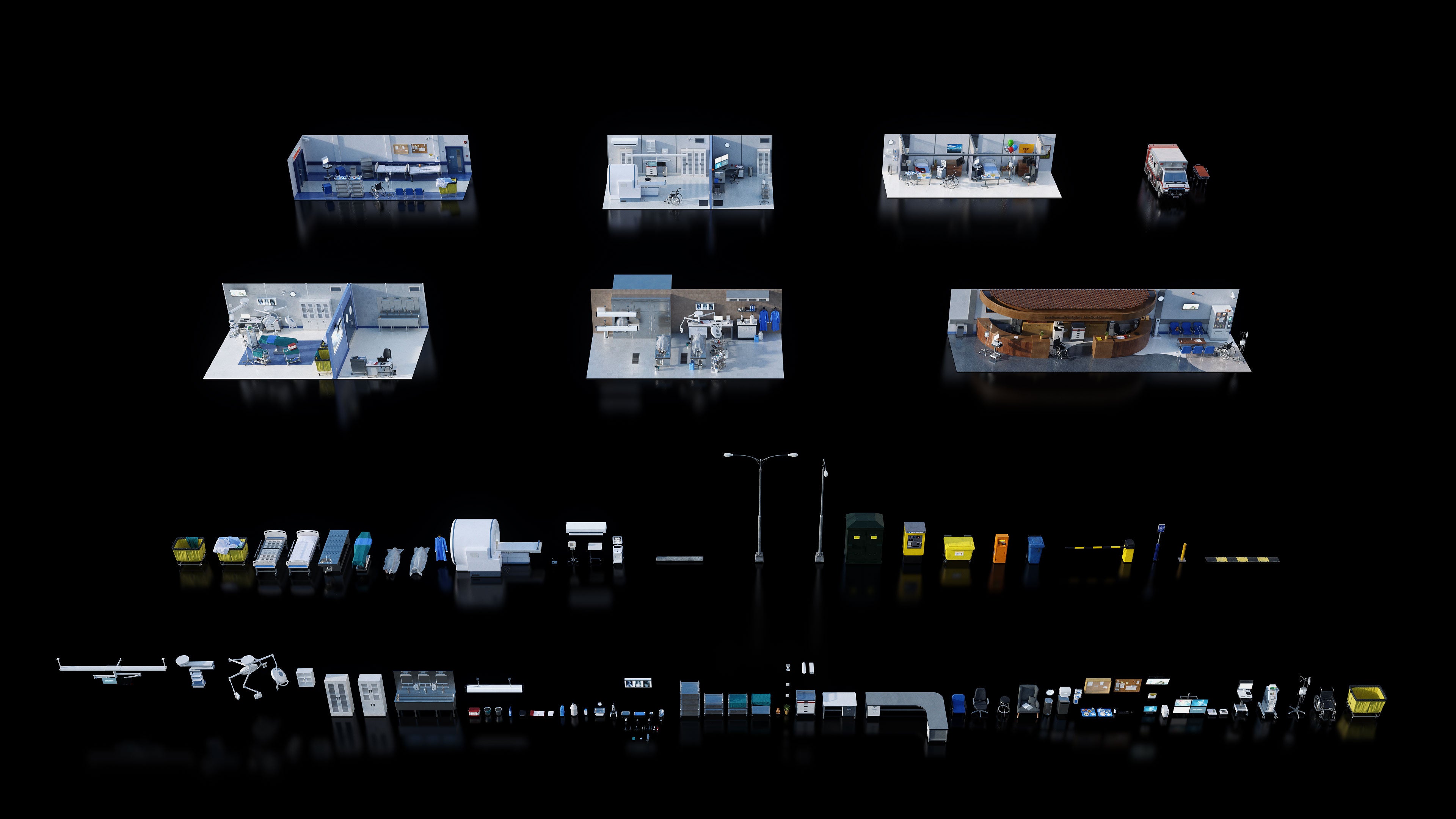 Emergency Response – Premium 3D Models and Materials | KitBash3D