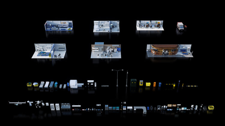 Emergency Response – Premium 3D Models and Materials | KitBash3D