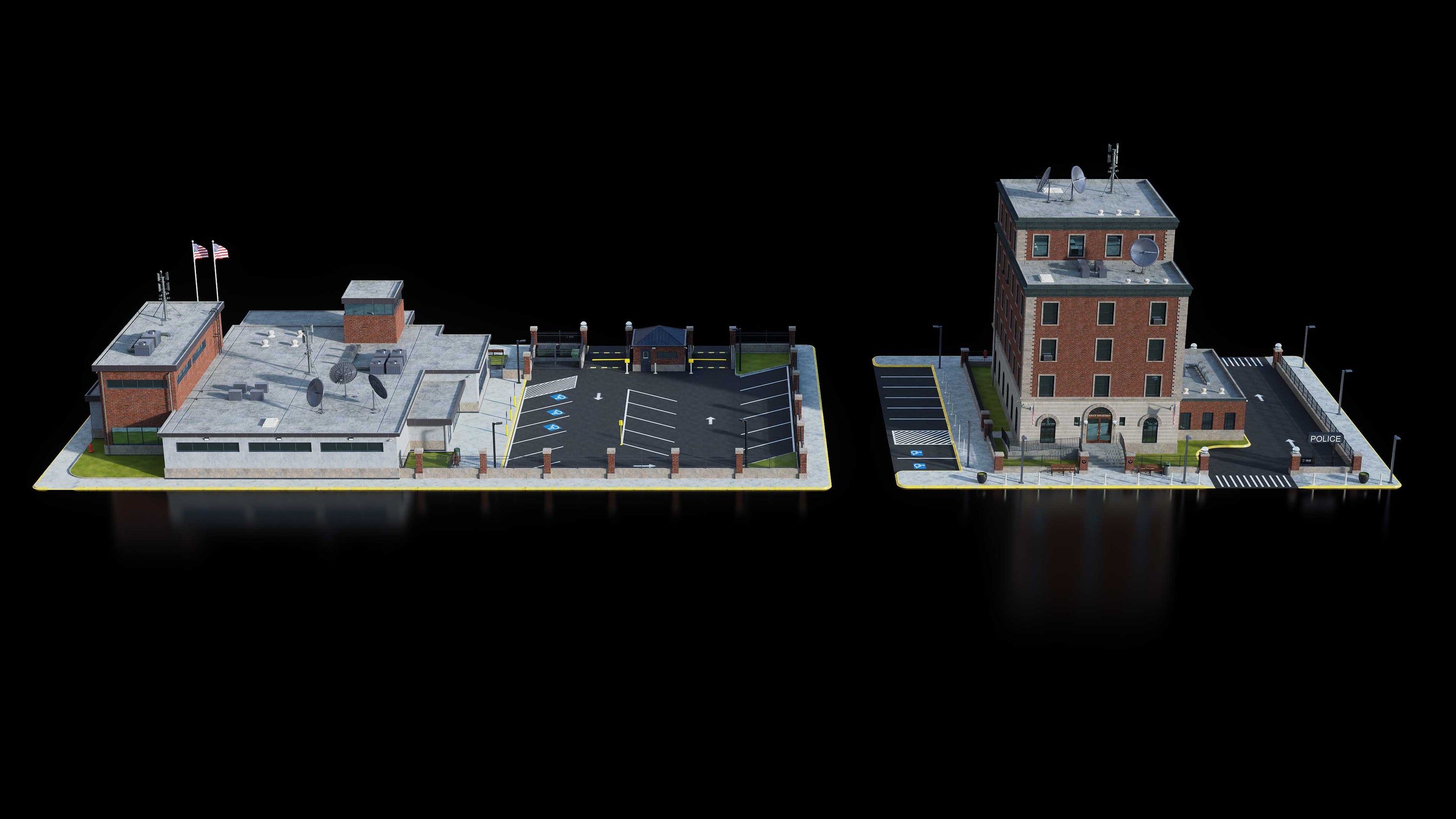 Police Dept. – Premium 3D Assets | KitBash3D