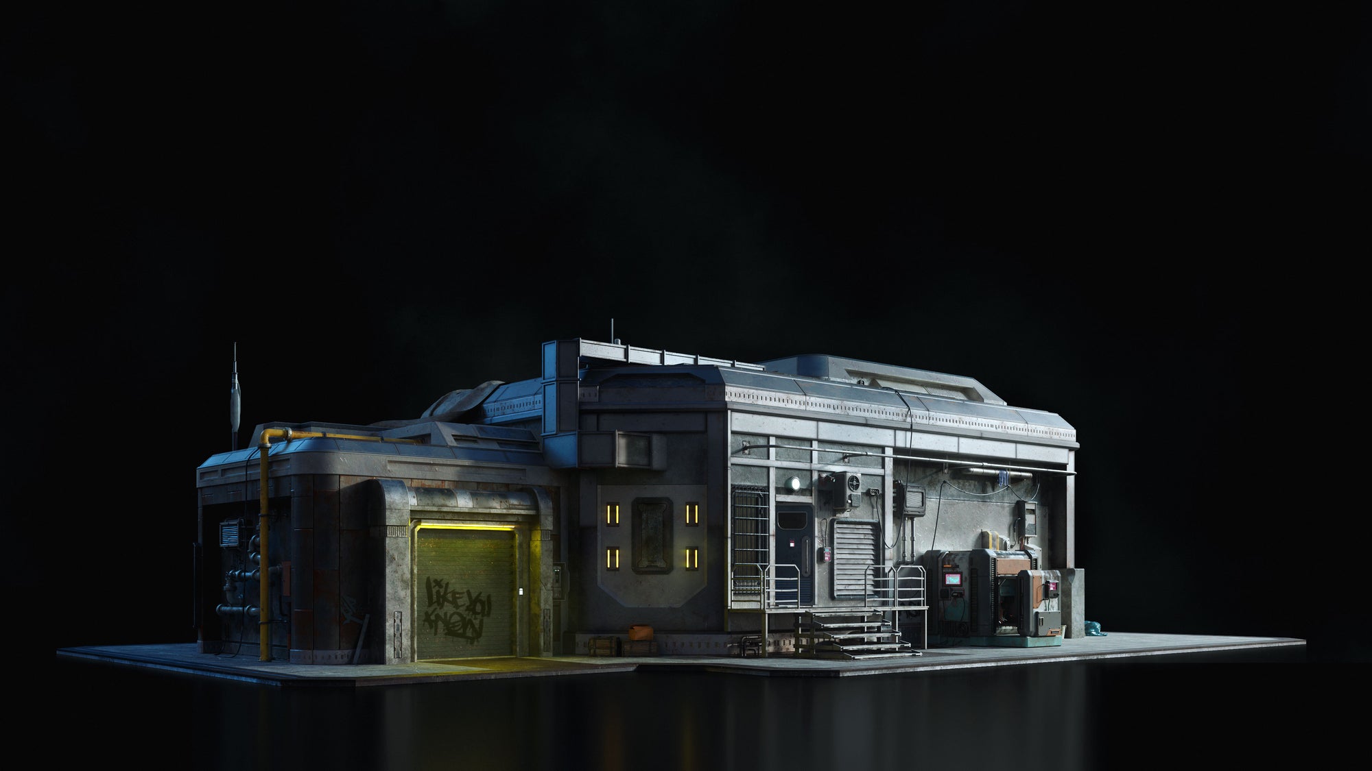 Future Slums 2 – Premium 3D Models and Materials | KitBash3D
