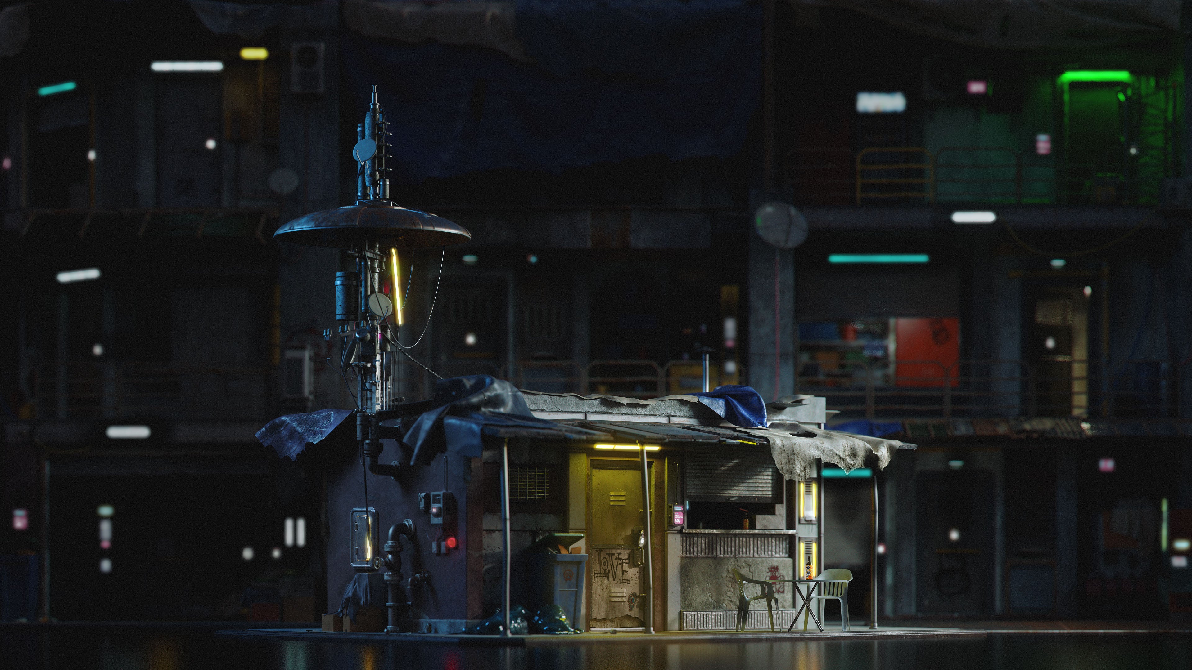 Future Slums 2 – Premium 3D Models and Materials | KitBash3D