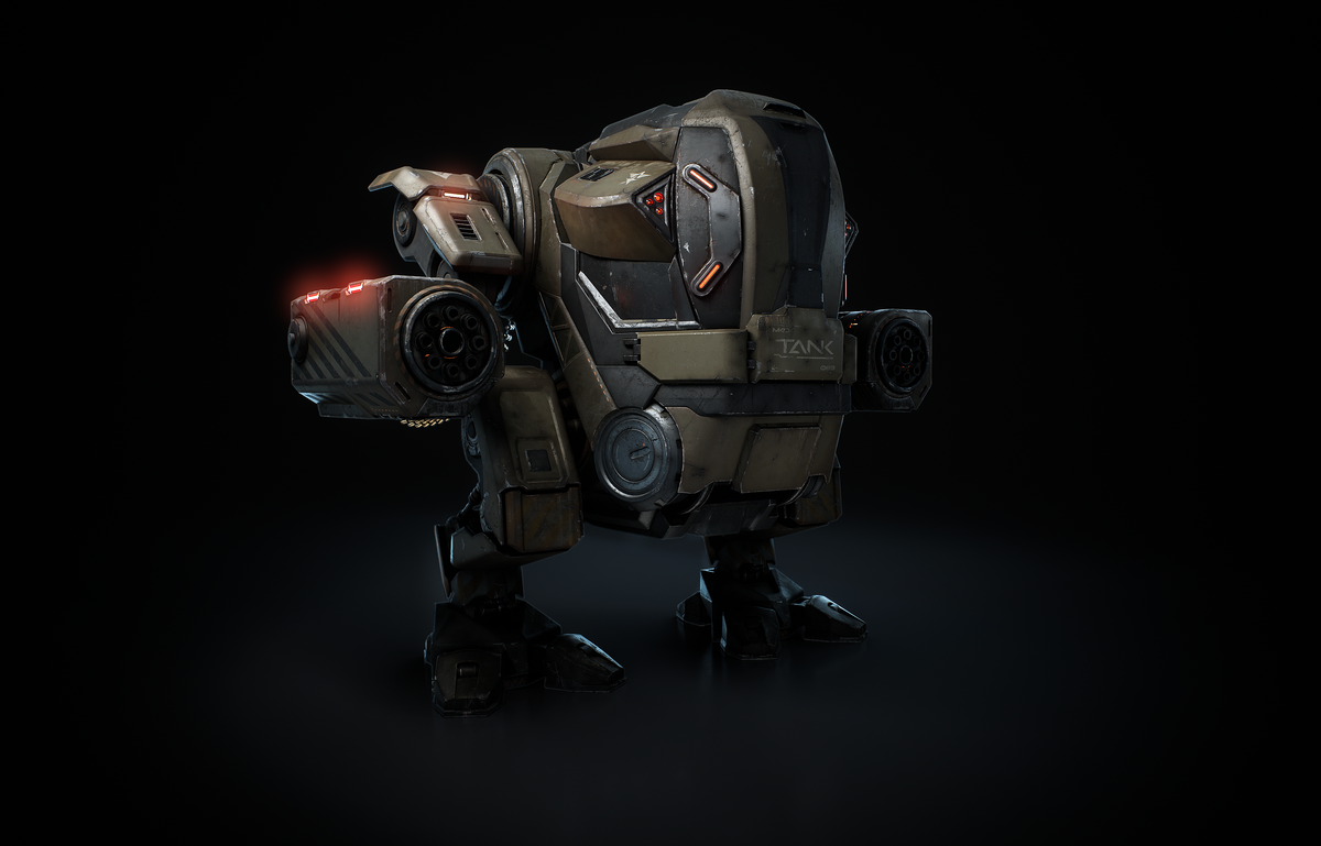 Tank Mech - Premium 3D Models and Materials | KitBash3D