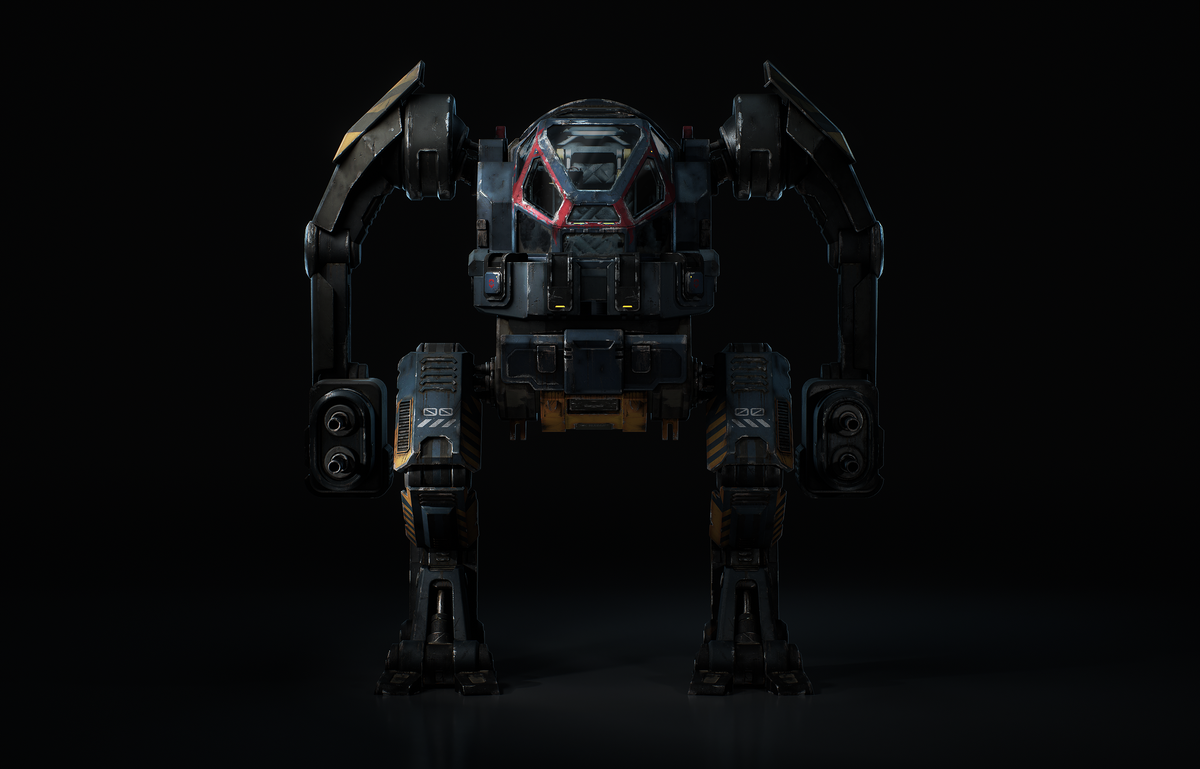 Trooper Mech - Premium 3D Models and Materials | KitBash3D