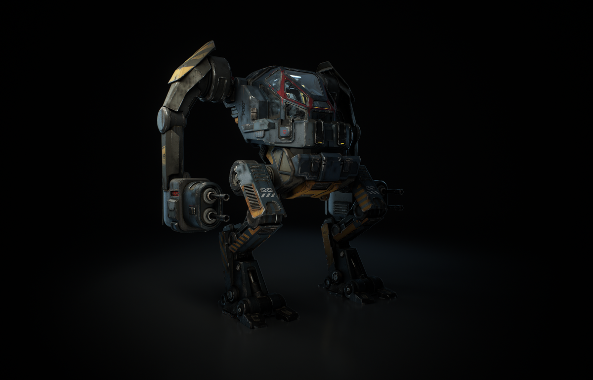 Trooper Mech - Premium 3D Models and Materials | KitBash3D