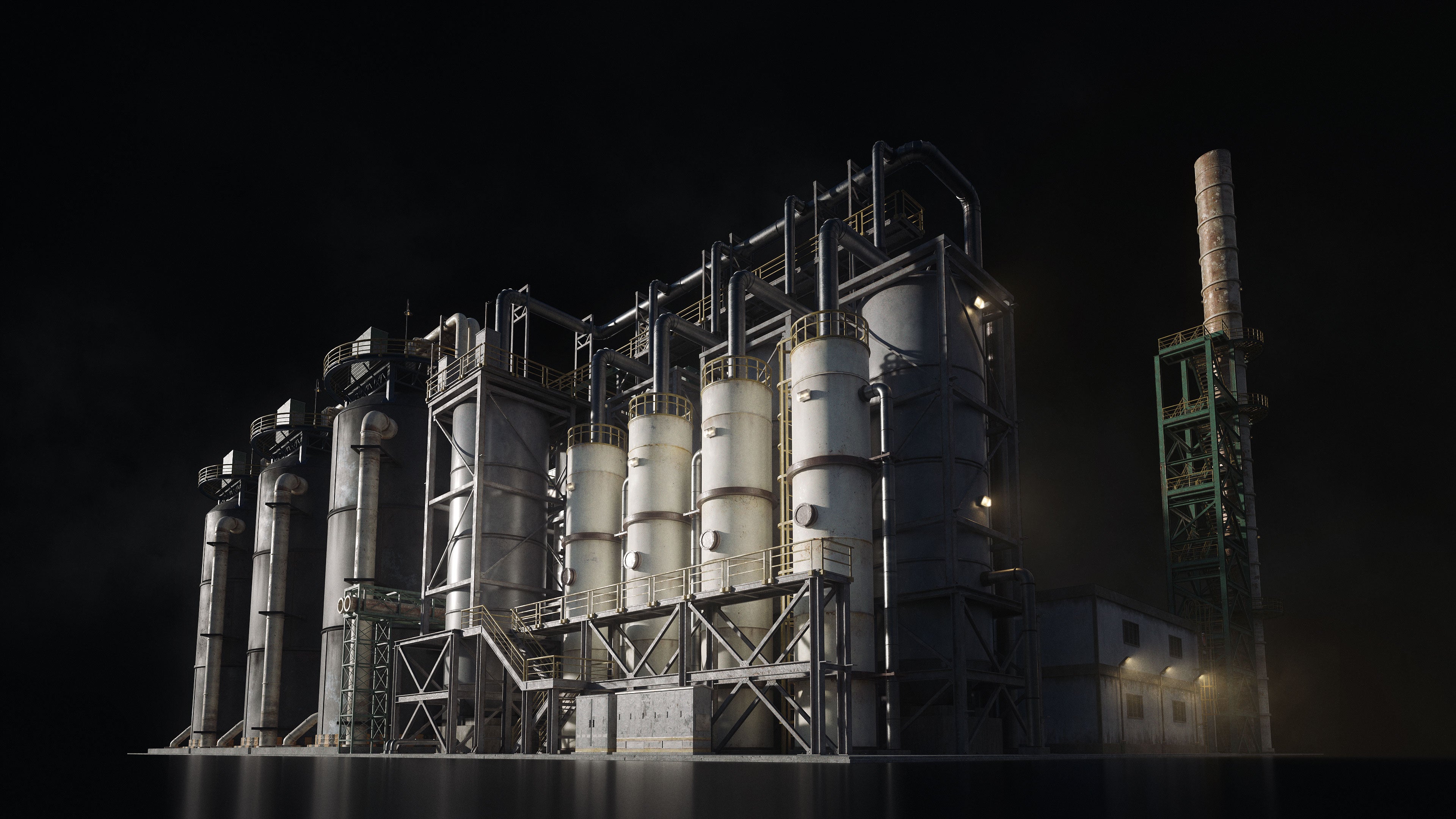 Refineries – Premium 3D Models and Materials | KitBash3D
