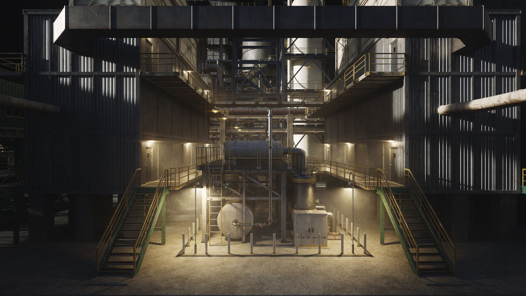 Refineries – Premium 3D Models and Materials | KitBash3D