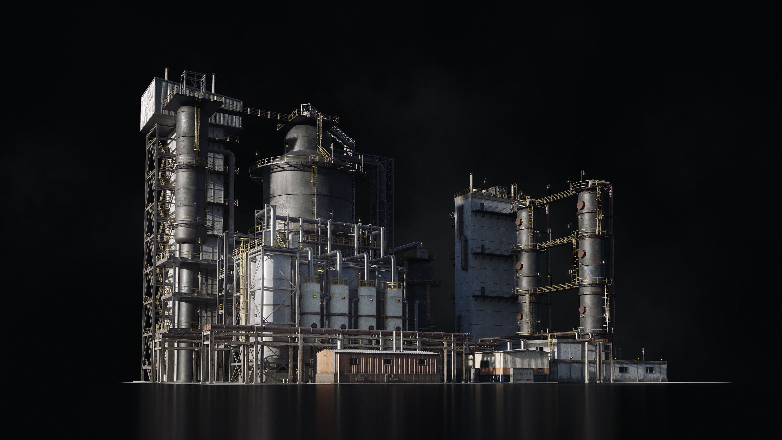 Refineries – Premium 3D Models and Materials | KitBash3D