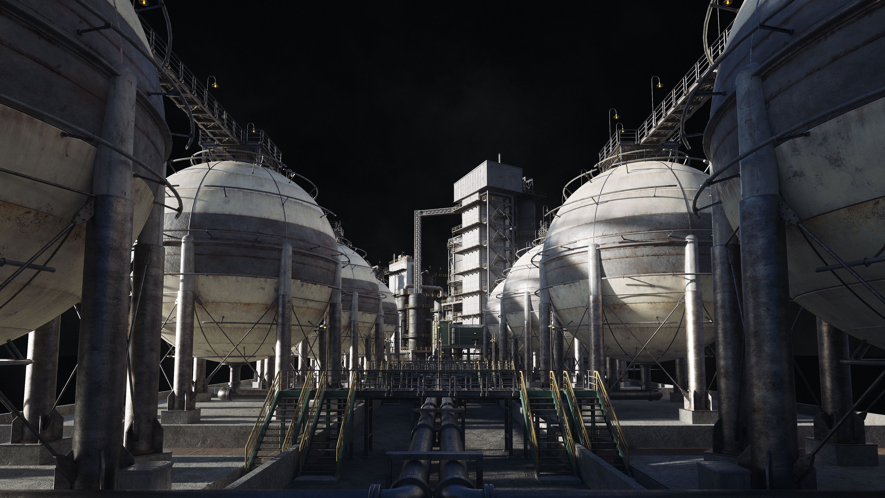Refineries – Premium 3D Models and Materials | KitBash3D