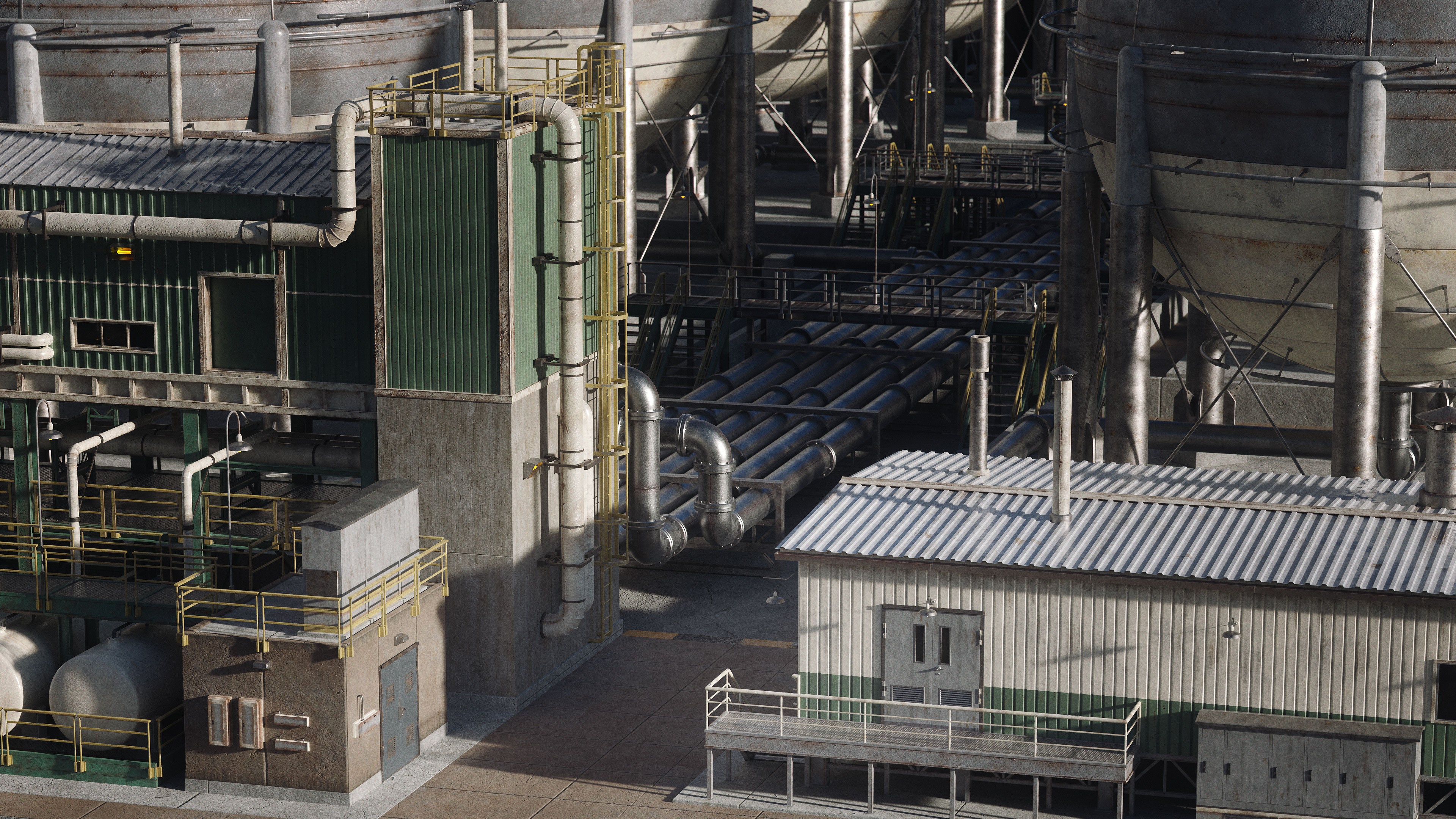 Refineries – Premium 3D Models and Materials | KitBash3D