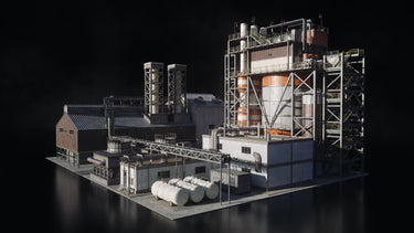 Refineries – Premium 3D Models and Materials | KitBash3D
