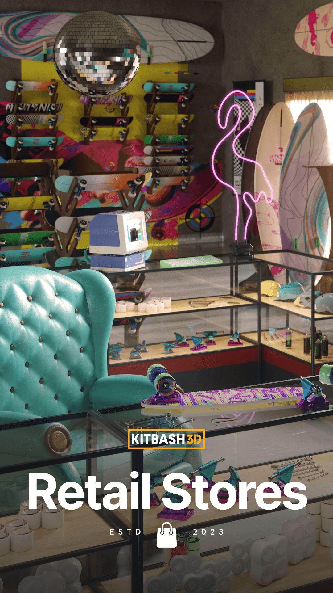 Retail Stores – Premium 3D Models and Materials | KitBash3D