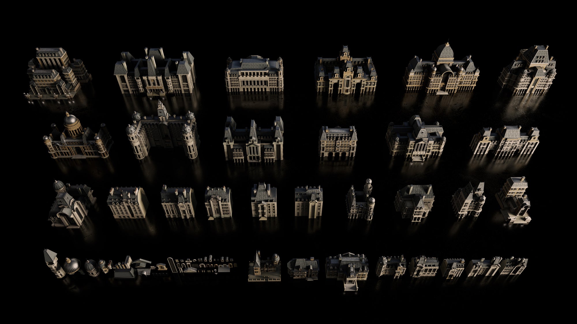 Art Nouveau - Premium 3D Models and Materials | KitBash3D