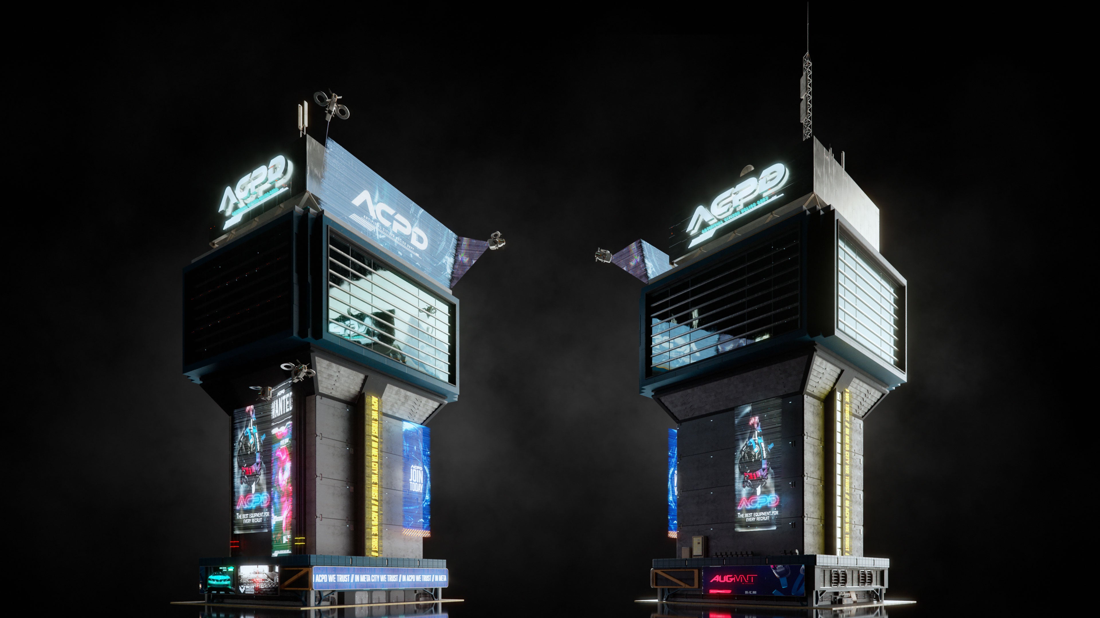 CyberPunk – Premium 3D Assets | KitBash3D