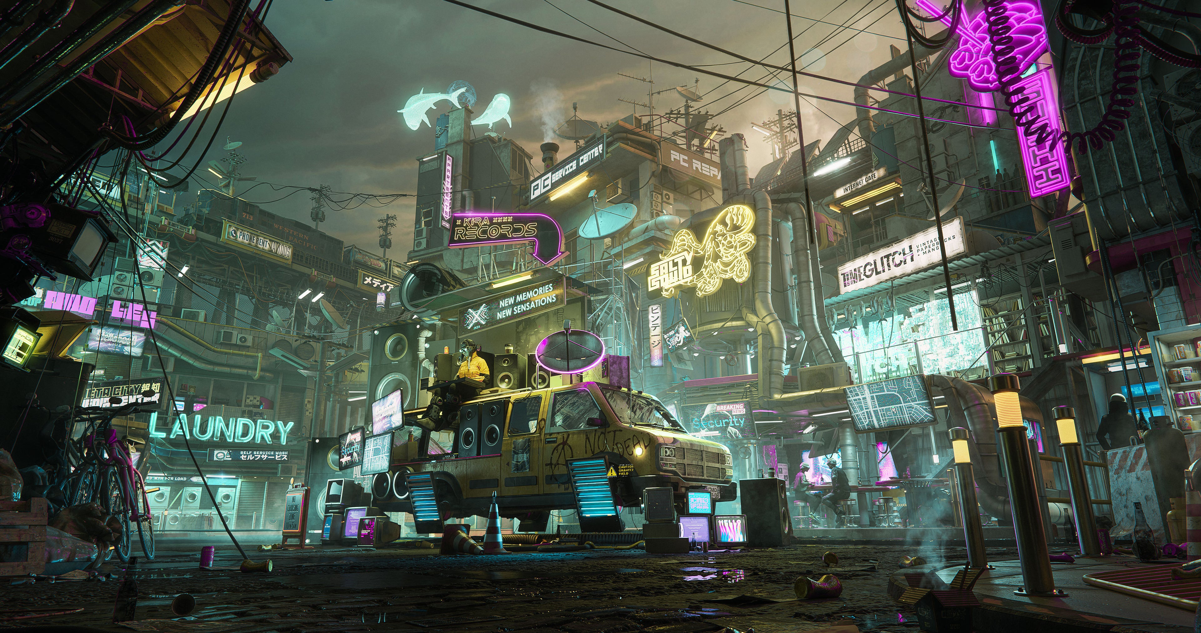 Cyber District – Premium 3D Models and Materials | KitBash3D