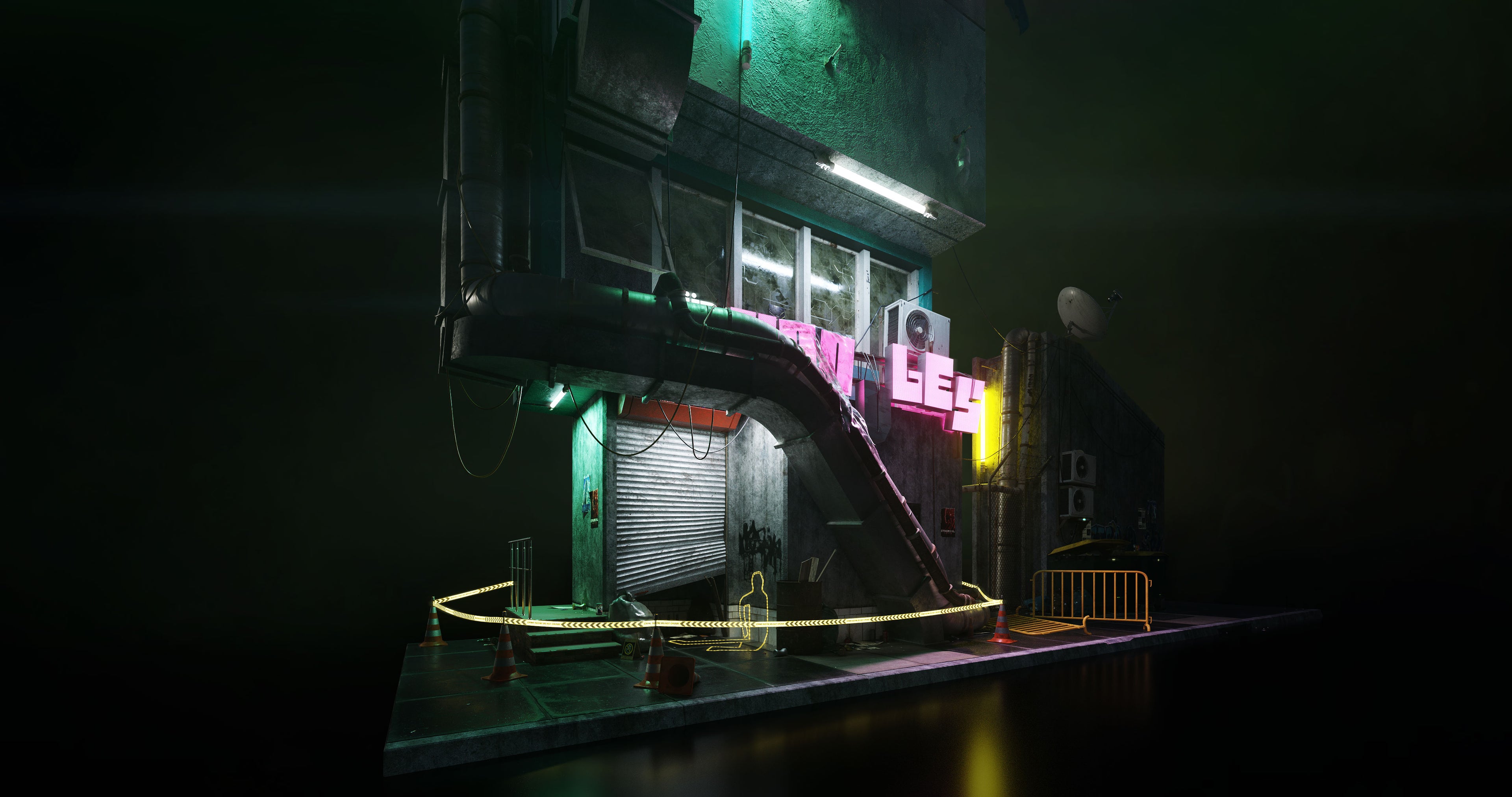 Cyber District – Premium 3D Models and Materials | KitBash3D