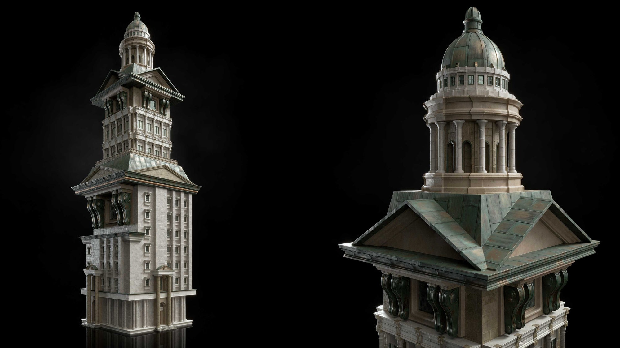 Colonial - Premium 3D Models and Materials | KitBash3D