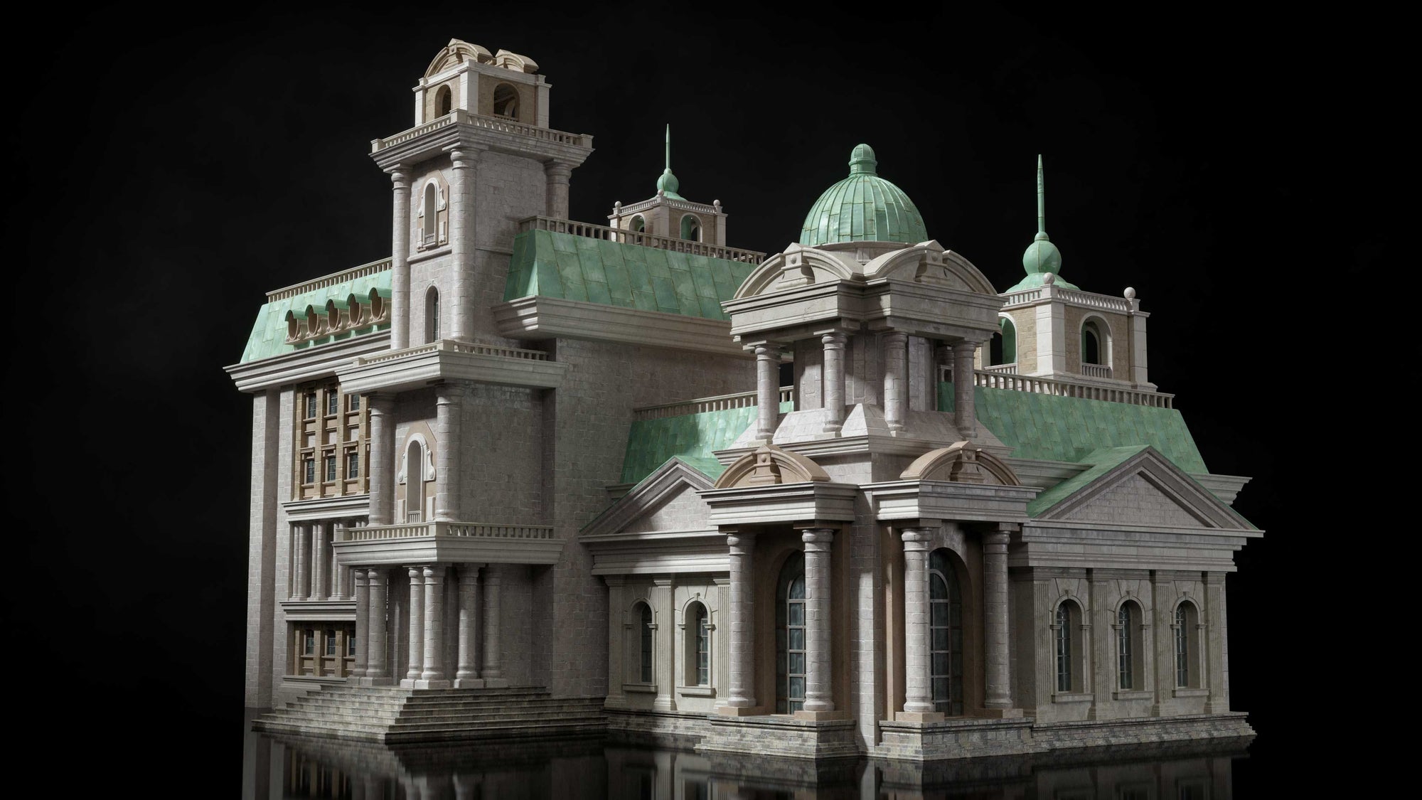 Colonial - Premium 3D Models and Materials | KitBash3D