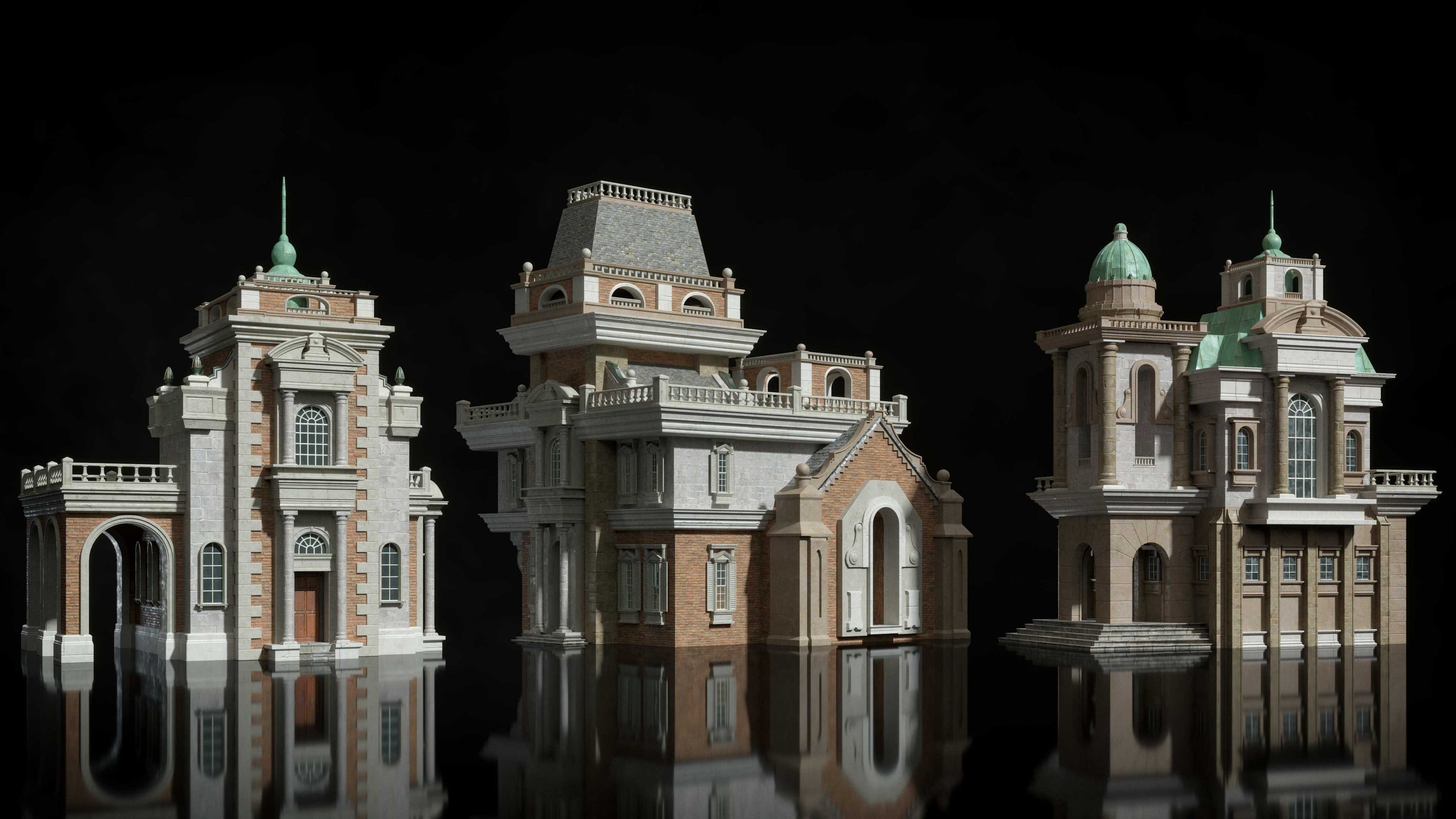 Colonial - Premium 3D Models and Materials | KitBash3D