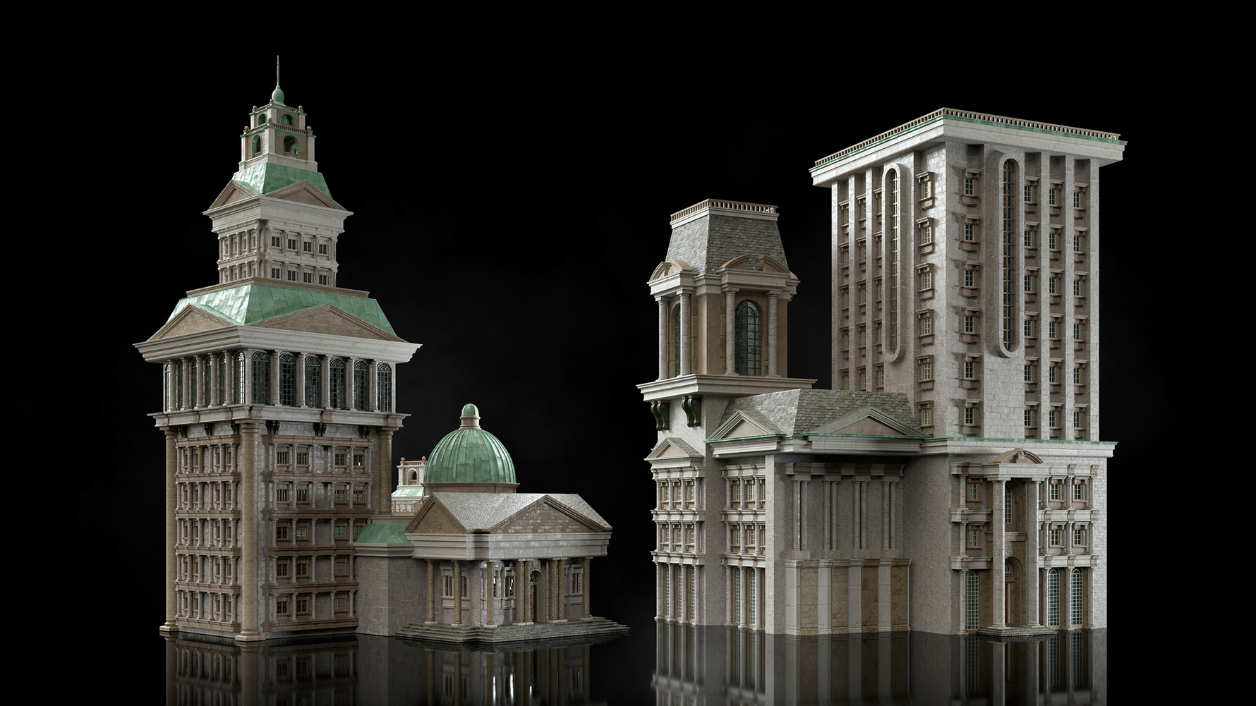Colonial - Premium 3D Models and Materials | KitBash3D