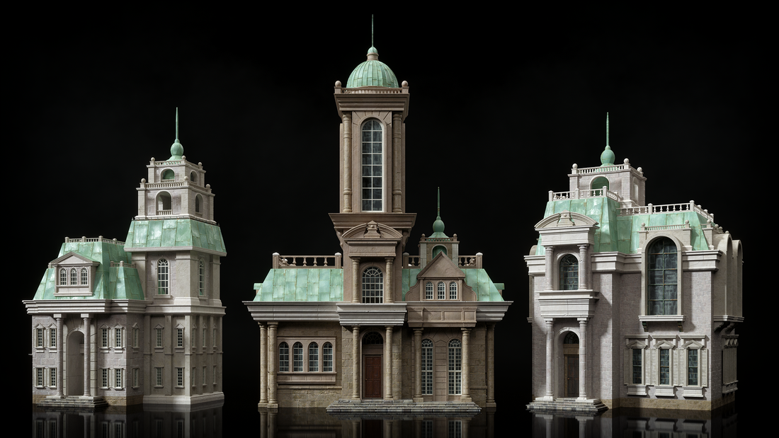 Colonial - Premium 3D Models and Materials | KitBash3D