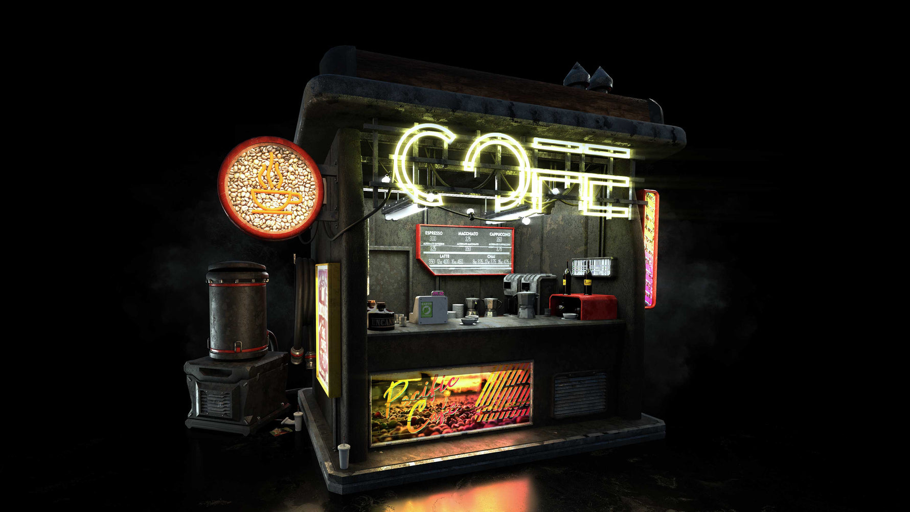 Cyber Streets – Premium 3D Models and Materials | KitBash3D