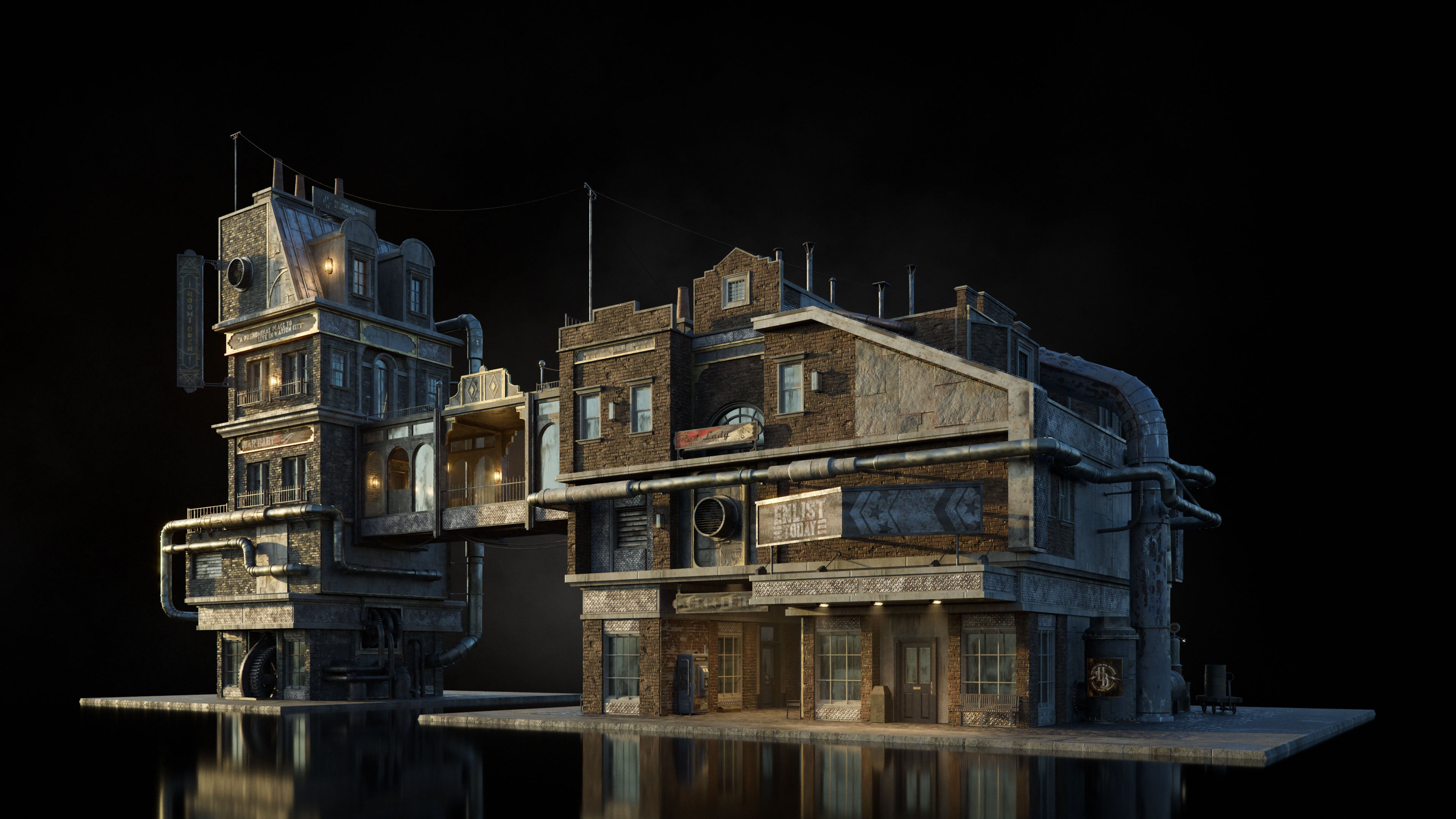 DieselPunk – Premium 3D Models and Materials | KitBash3D