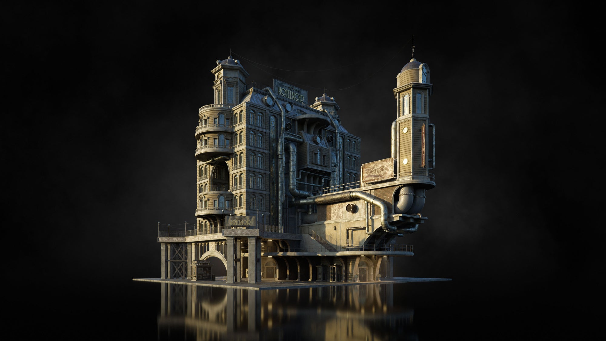 DieselPunk – Premium 3D Models and Materials | KitBash3D