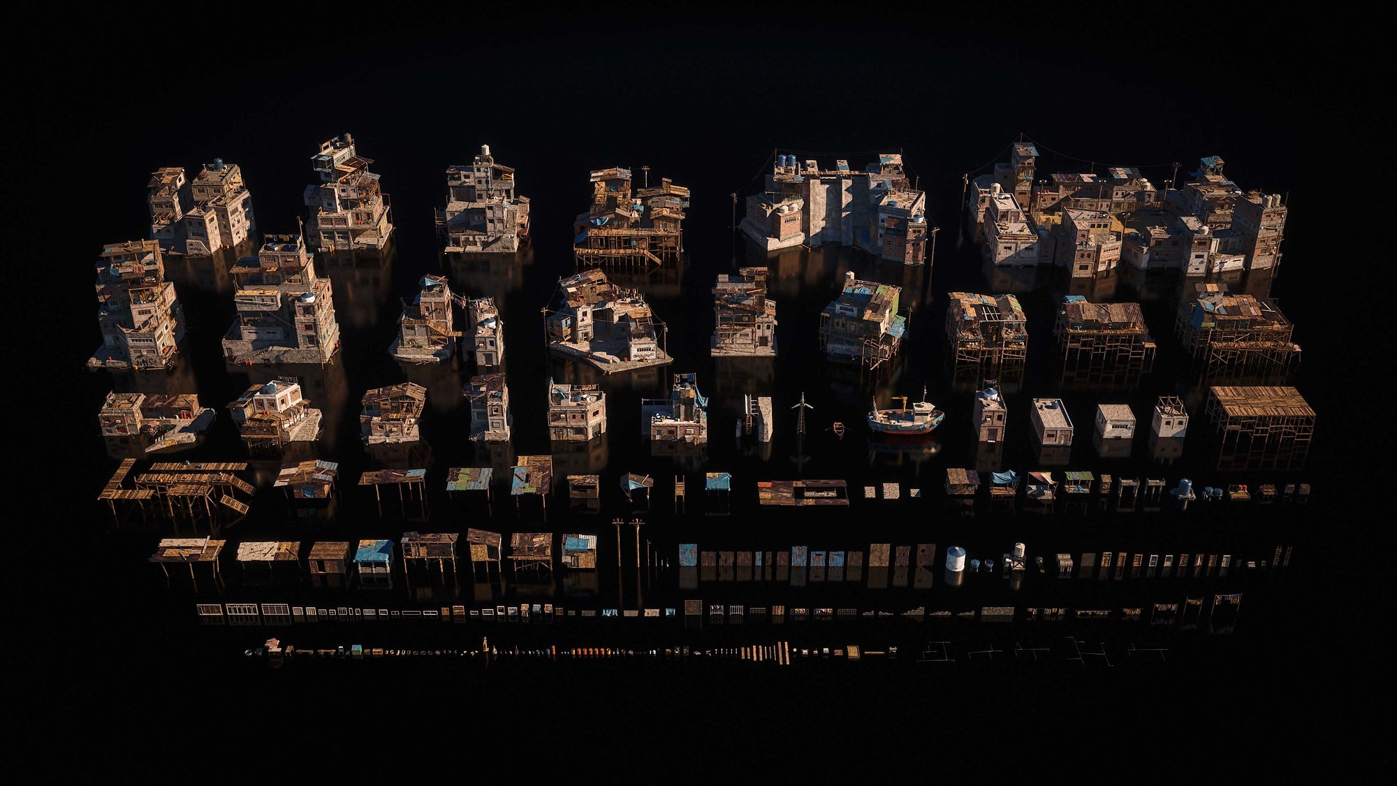 Favelas – Premium 3D Models and Materials | KitBash3D