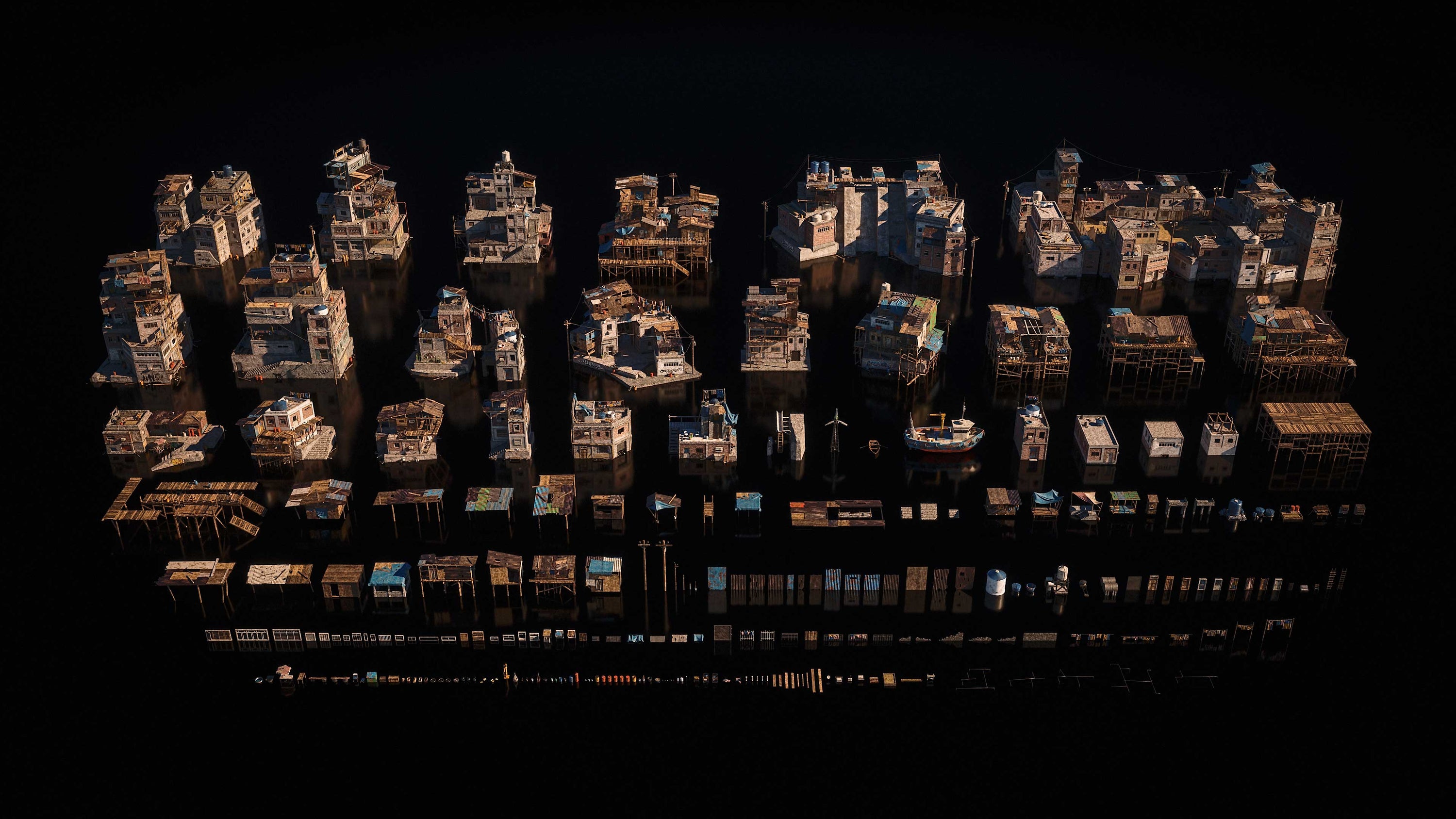 Favelas – Premium 3D Models and Materials | KitBash3D