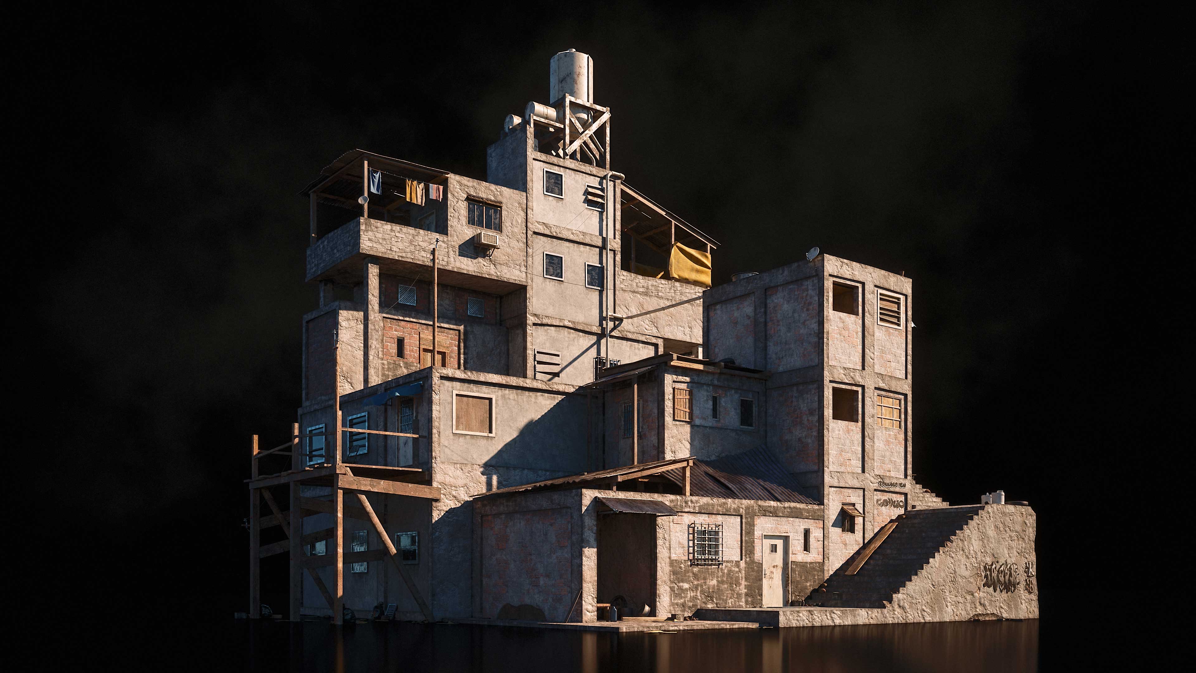 Favelas – Premium 3D Models and Materials | KitBash3D