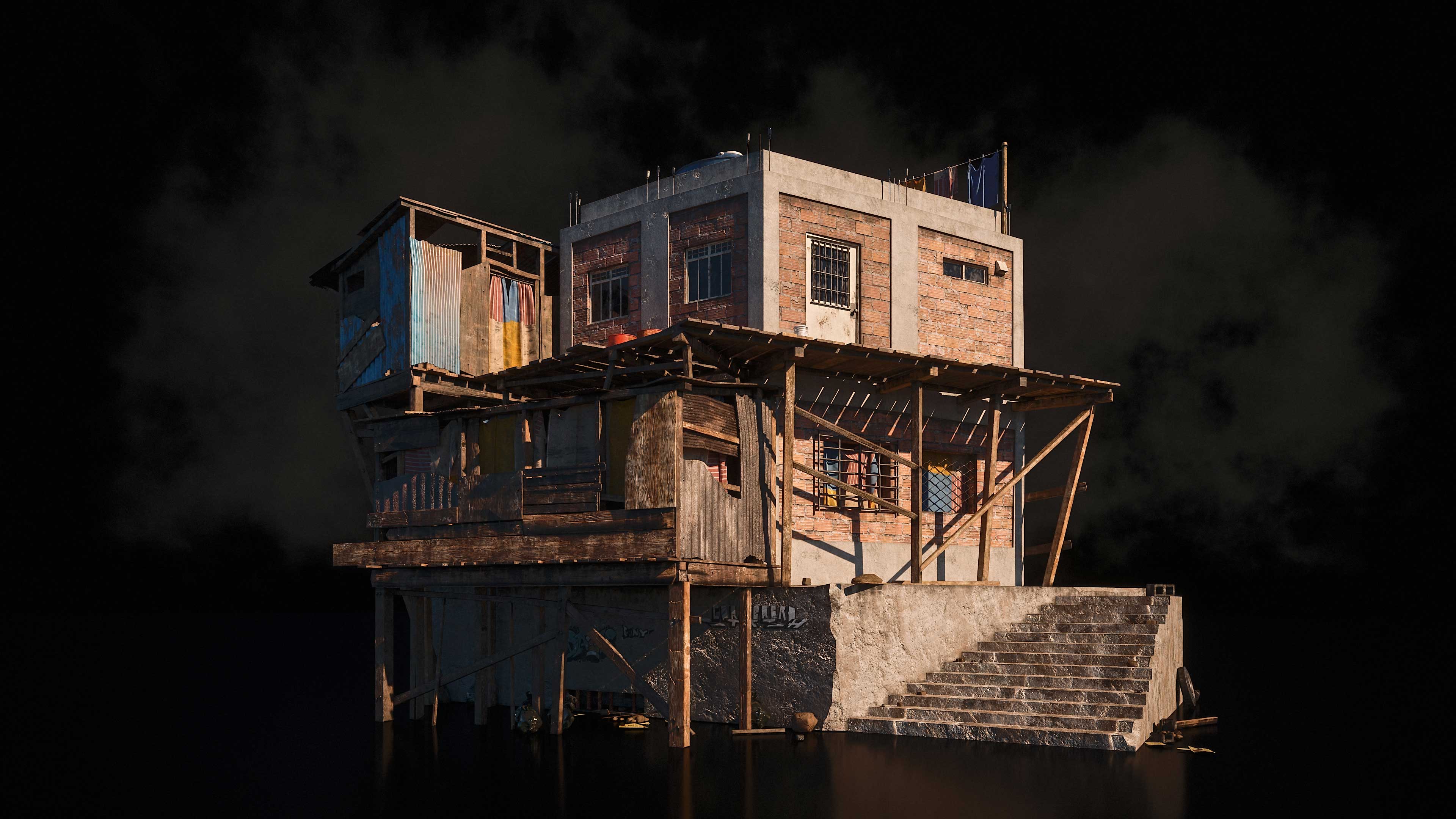 Favelas – Premium 3D Models and Materials | KitBash3D