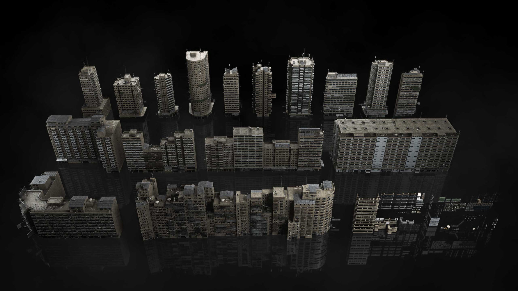 Future Slums – Premium 3D Models and Materials | KitBash3D