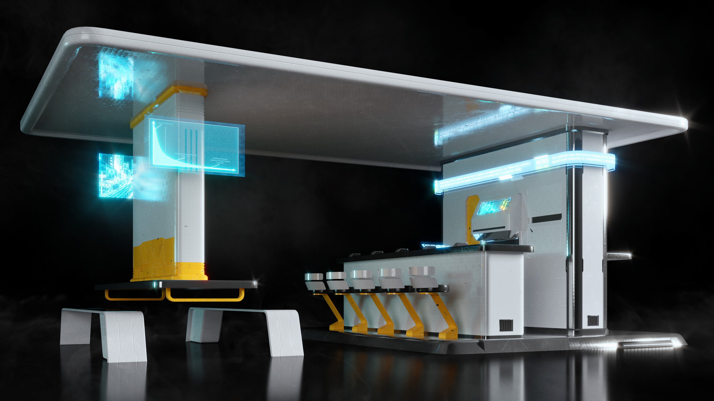 High Tech Streets – Premium 3D Models and Materials | KitBash3D