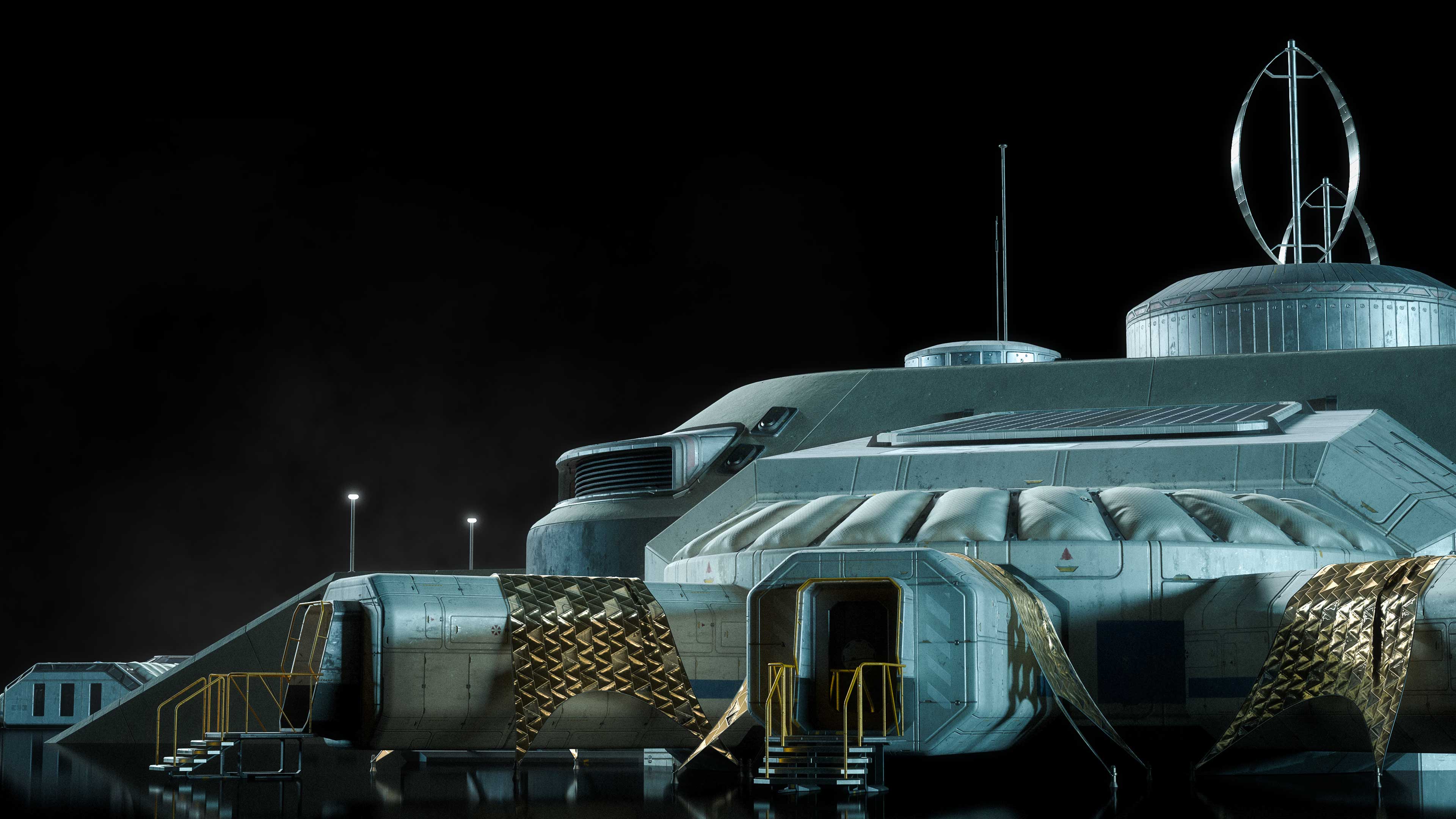 Lunar Base - Premium 3D Models and Materials | KitBash3D