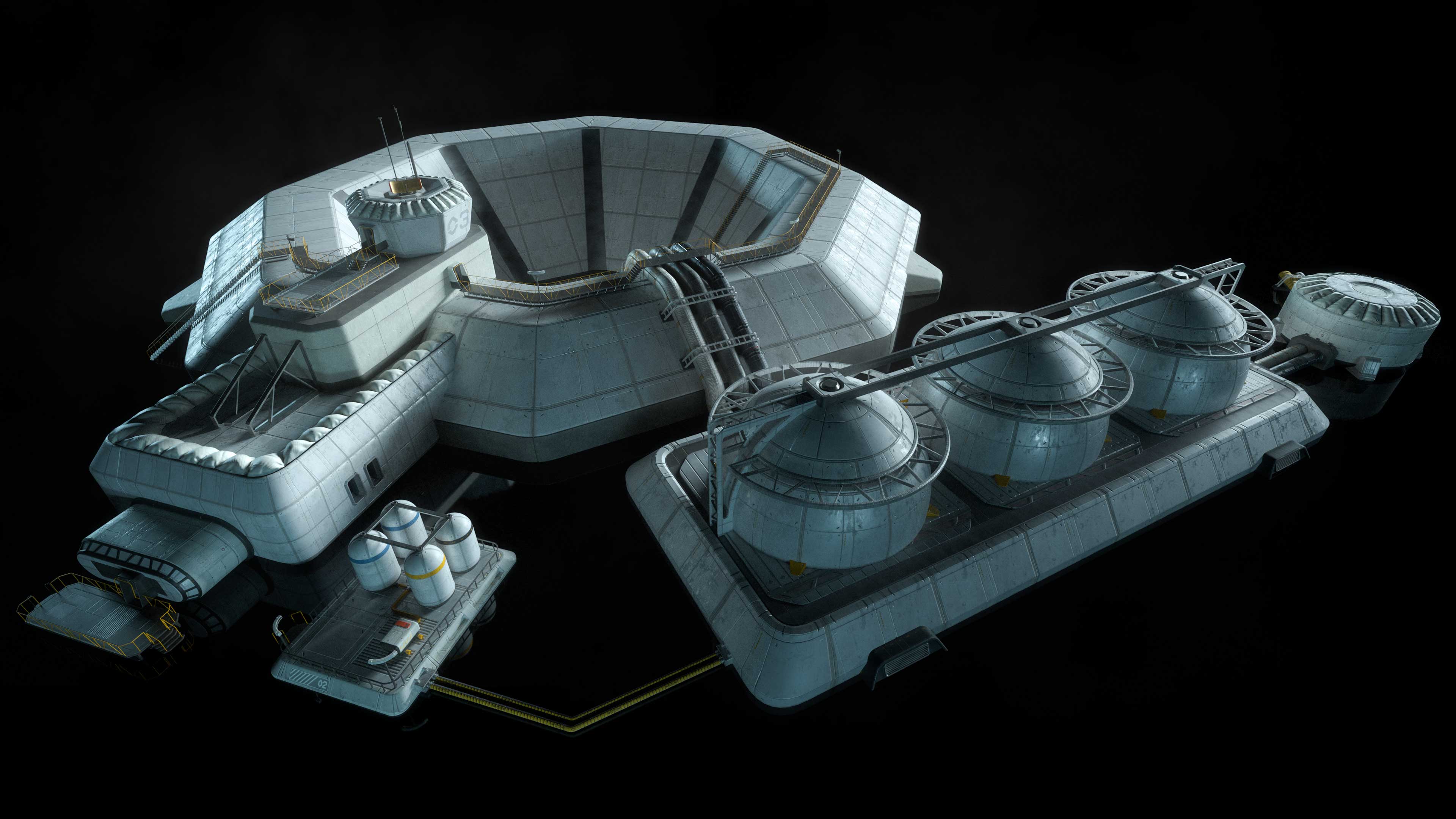 Lunar Base - Premium 3D Assets | KitBash3D