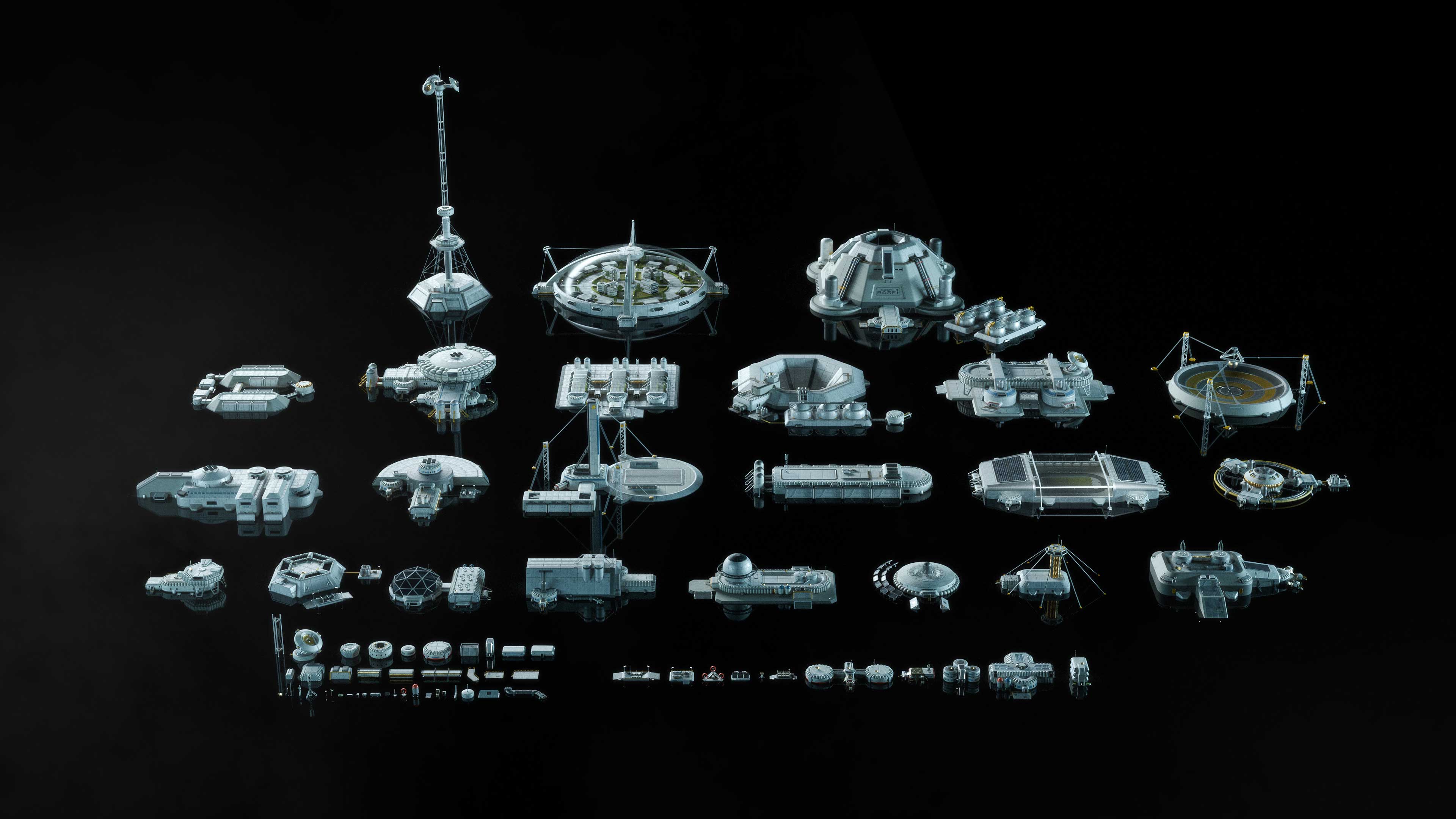 Lunar Base - Premium 3D Models and Materials | KitBash3D