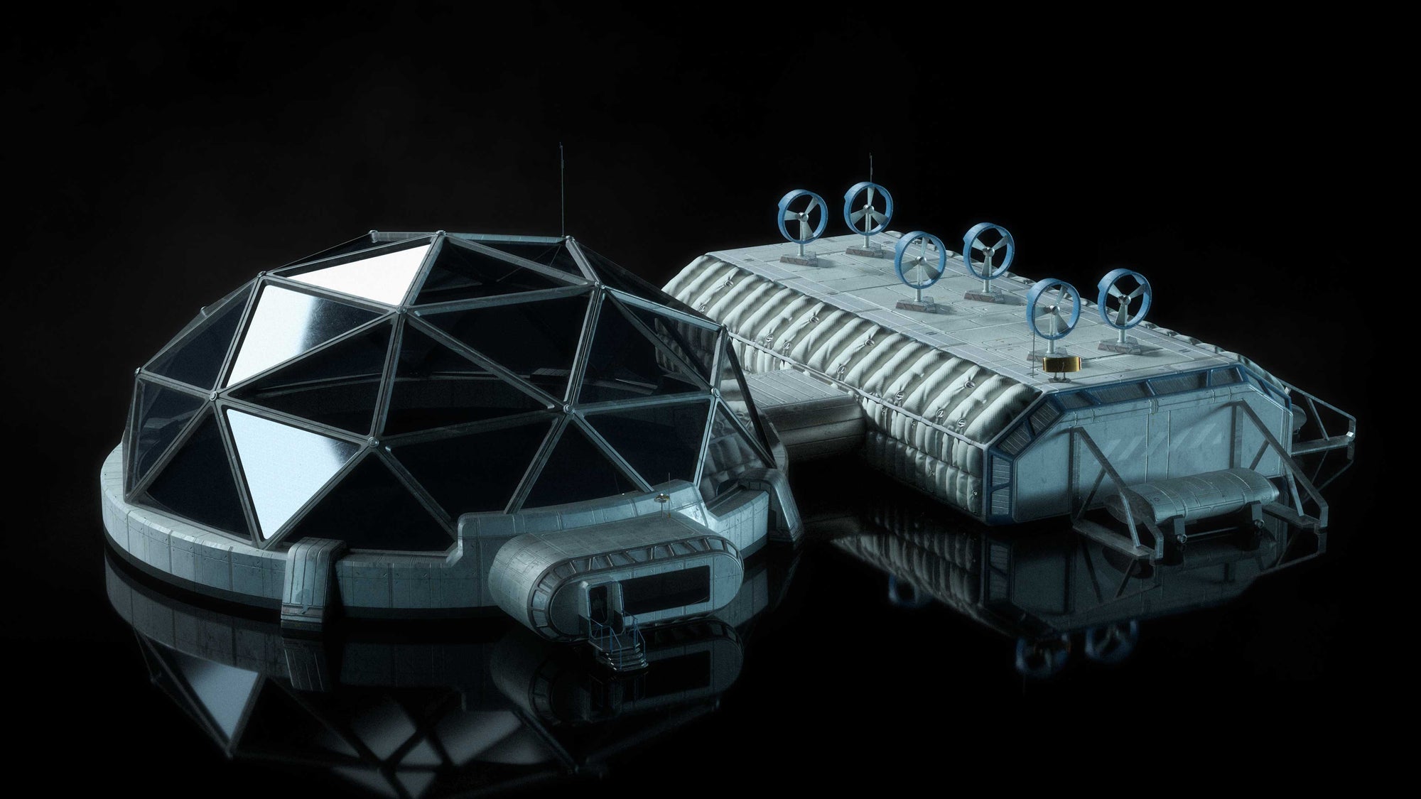 Lunar Base - Premium 3D Models and Materials | KitBash3D